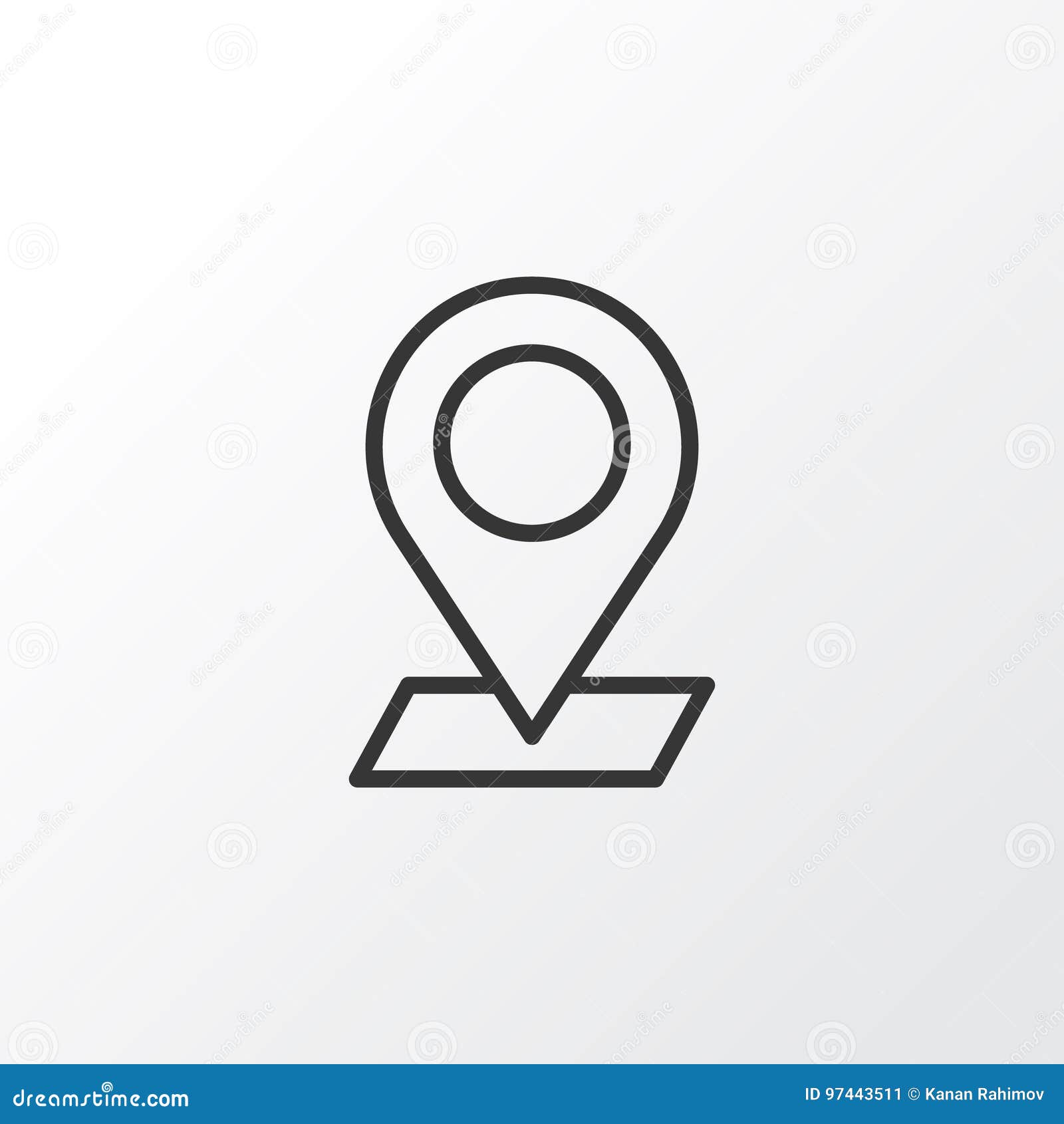 Check in Icon Symbol. Premium Quality Isolated Pinpoint Element in ...