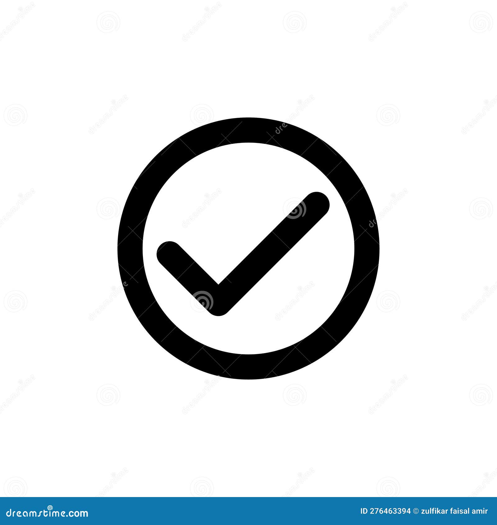 Check Icon . Check Mark Icon. Check List Button Icon Stock Illustration ...