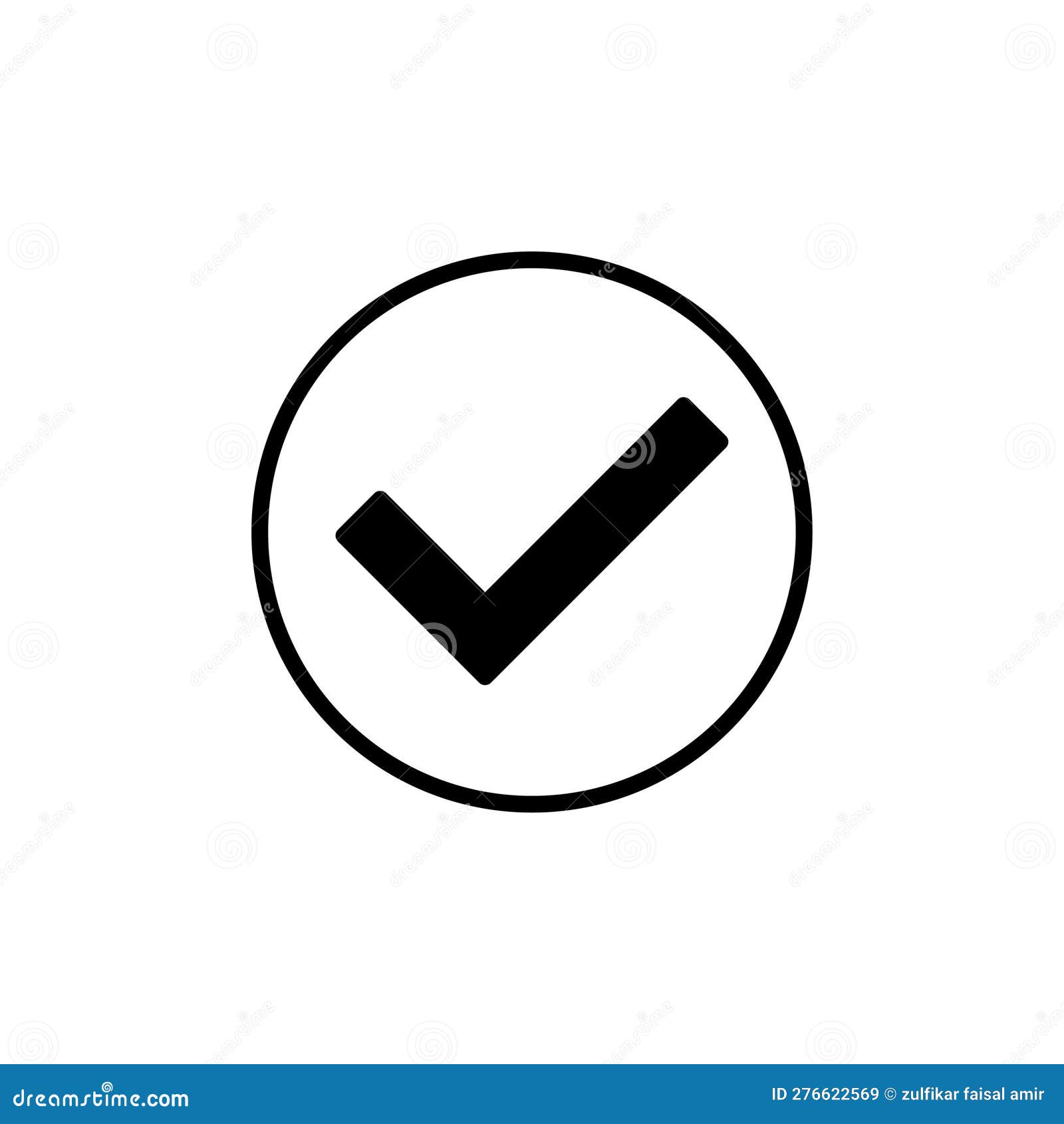 Check Icon . Check Mark Icon. Check List Button Icon Stock Vector ...