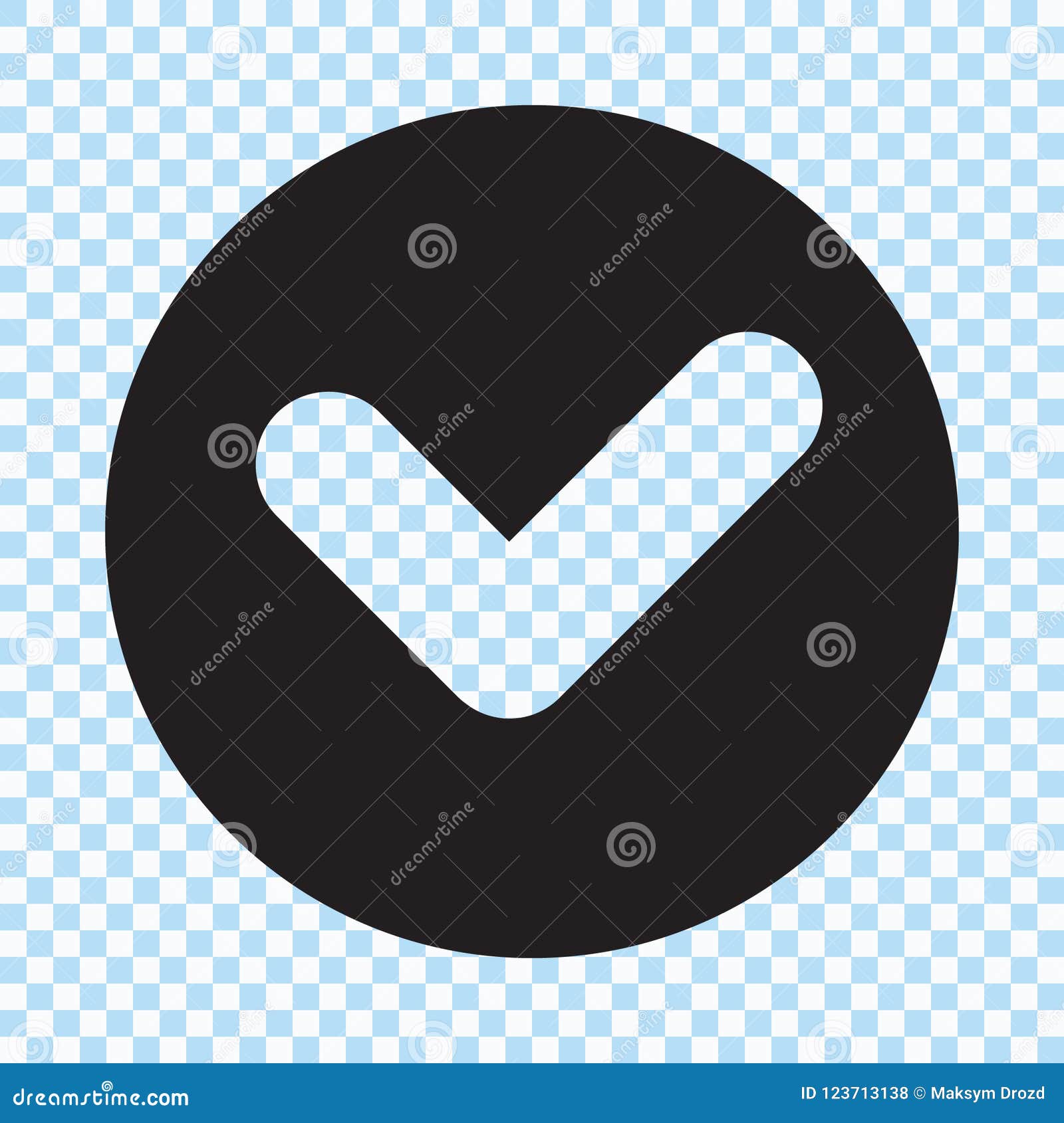 Check Icon Vector stock illustration. Illustration of vote - 123713138