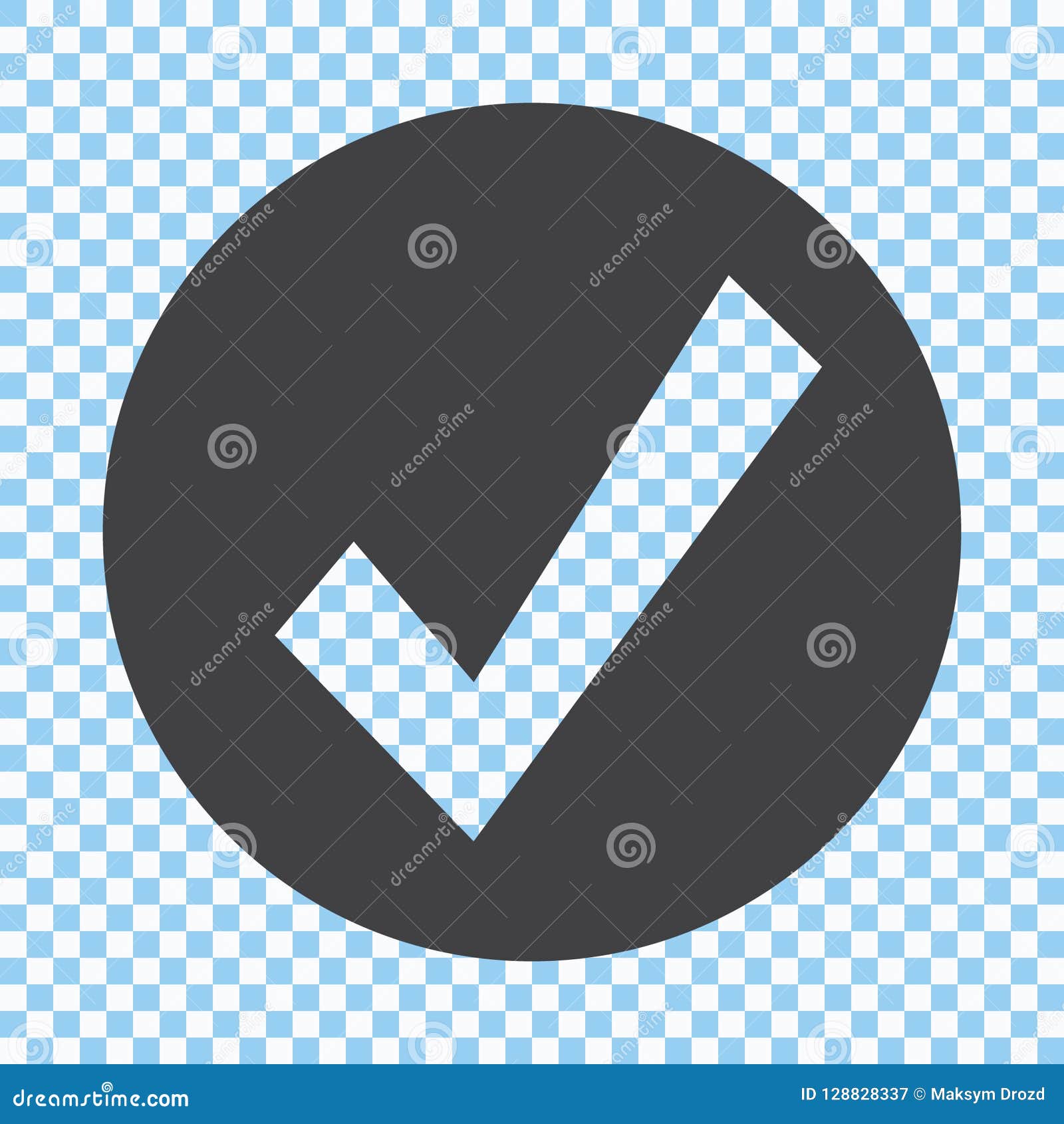 Check Icon Vector stock illustration. Illustration of isolated - 128828337