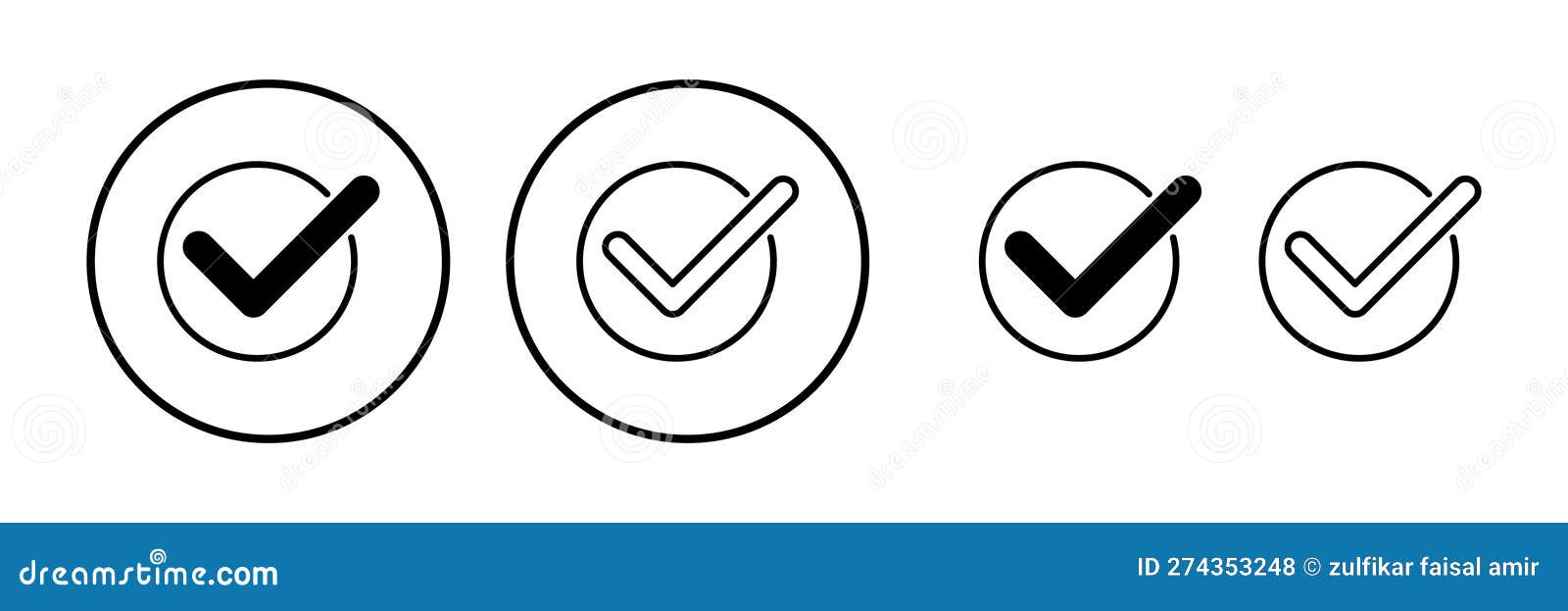 Check Icon . Check Mark Icon. Check List Button Icon Stock Vector ...