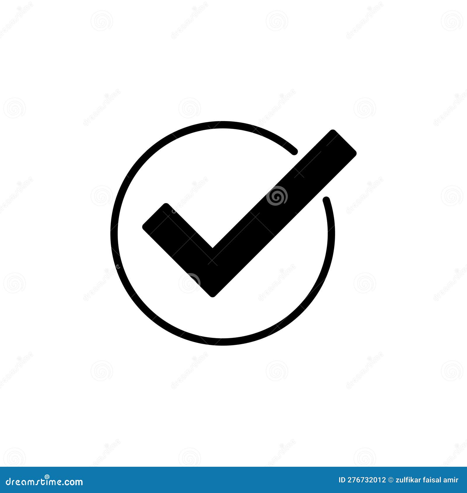Check Icon . Check Mark Icon. Check List Button Icon Stock Vector ...