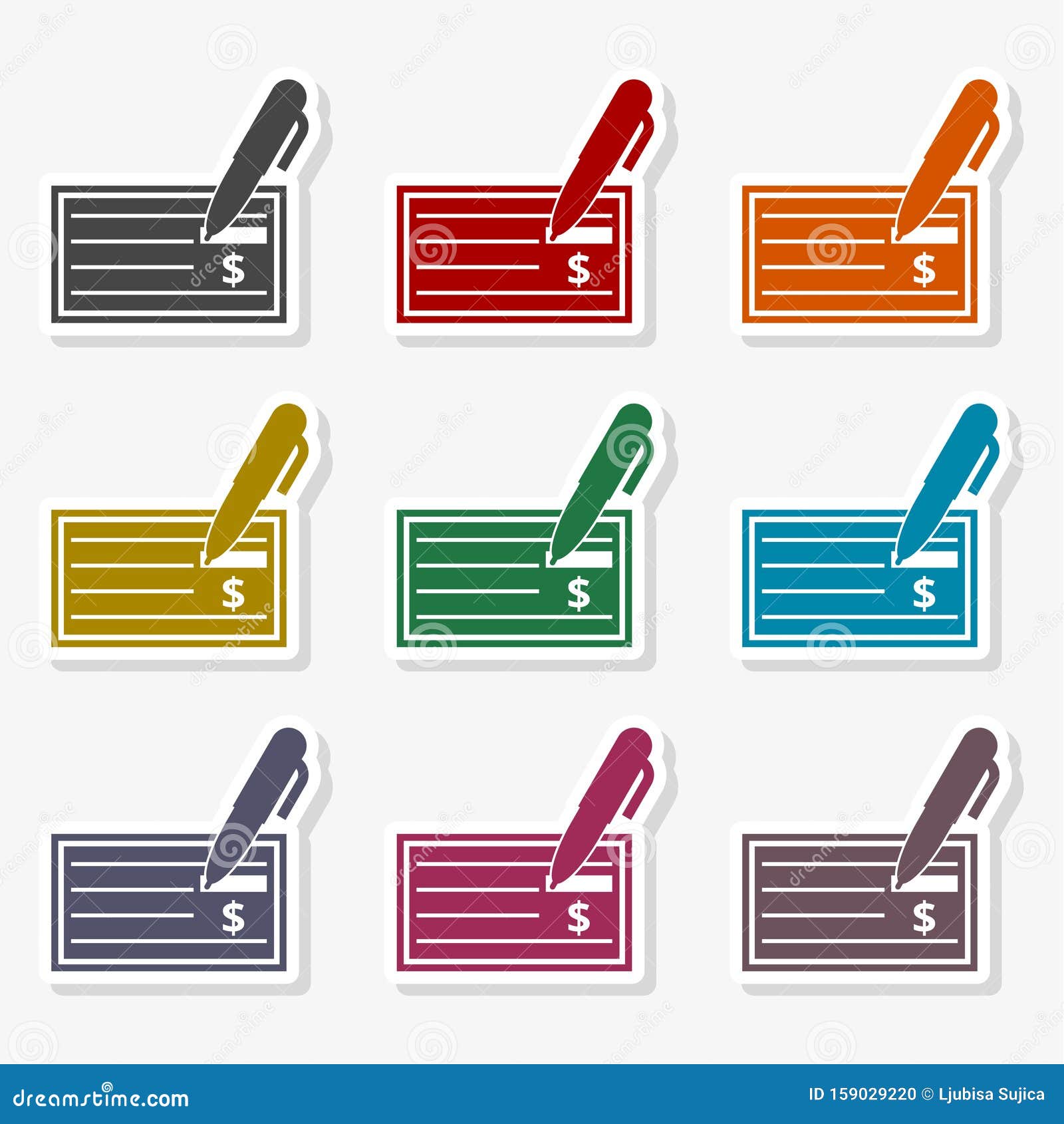 Check - Illustration stock vector. Illustration of generated - 159029220