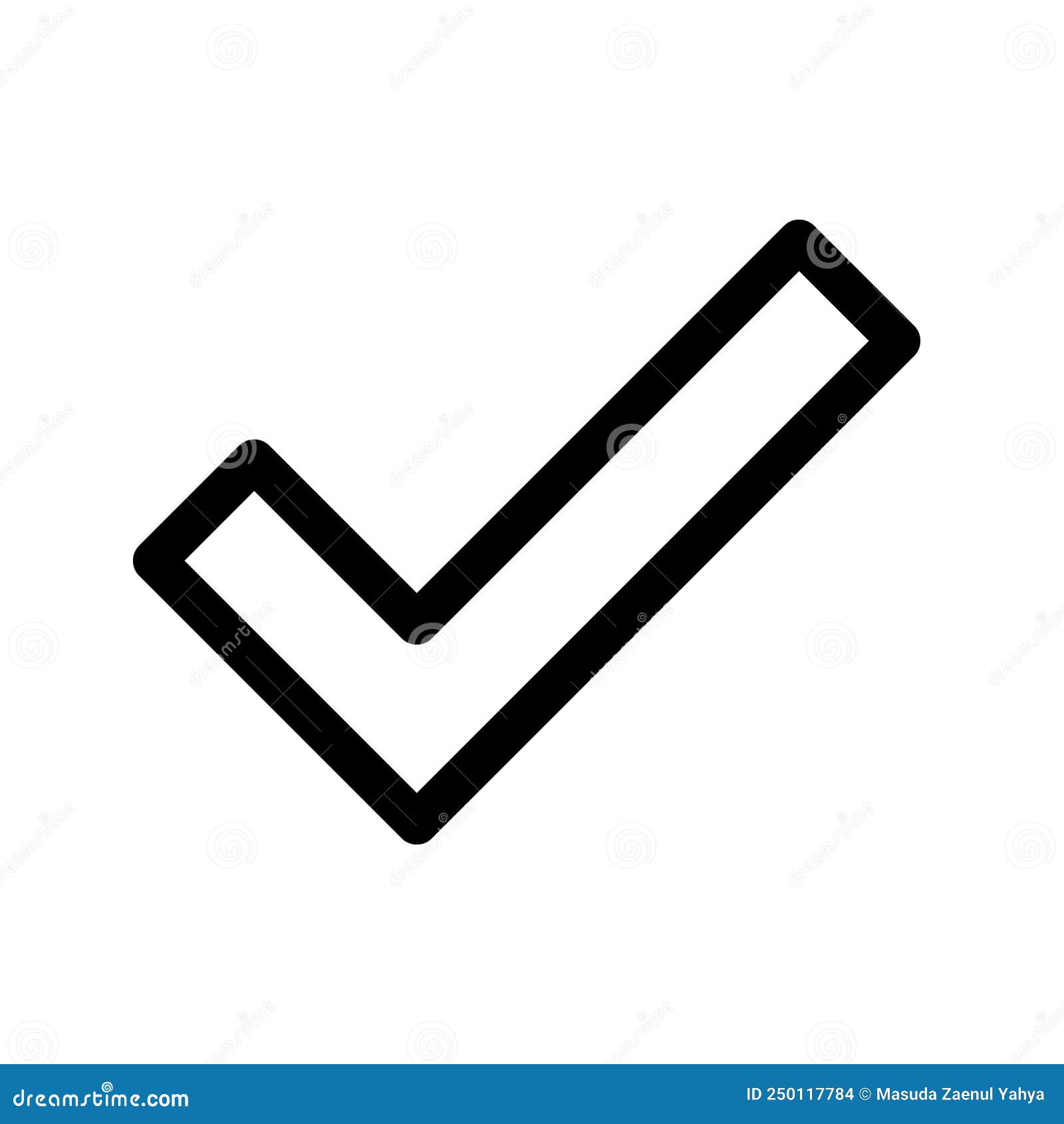 Check stock vector. Illustration of good, element, accept - 250117784