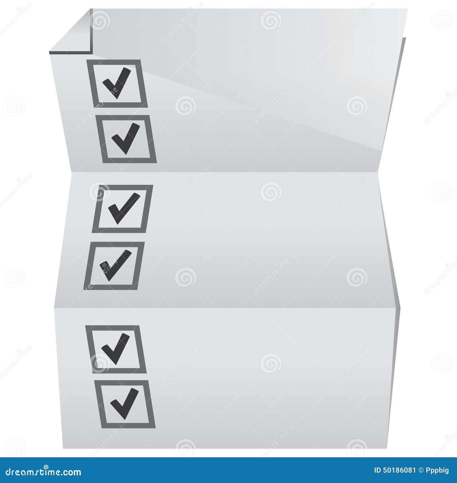 Check list stock illustration. Illustration of blank - 50186081