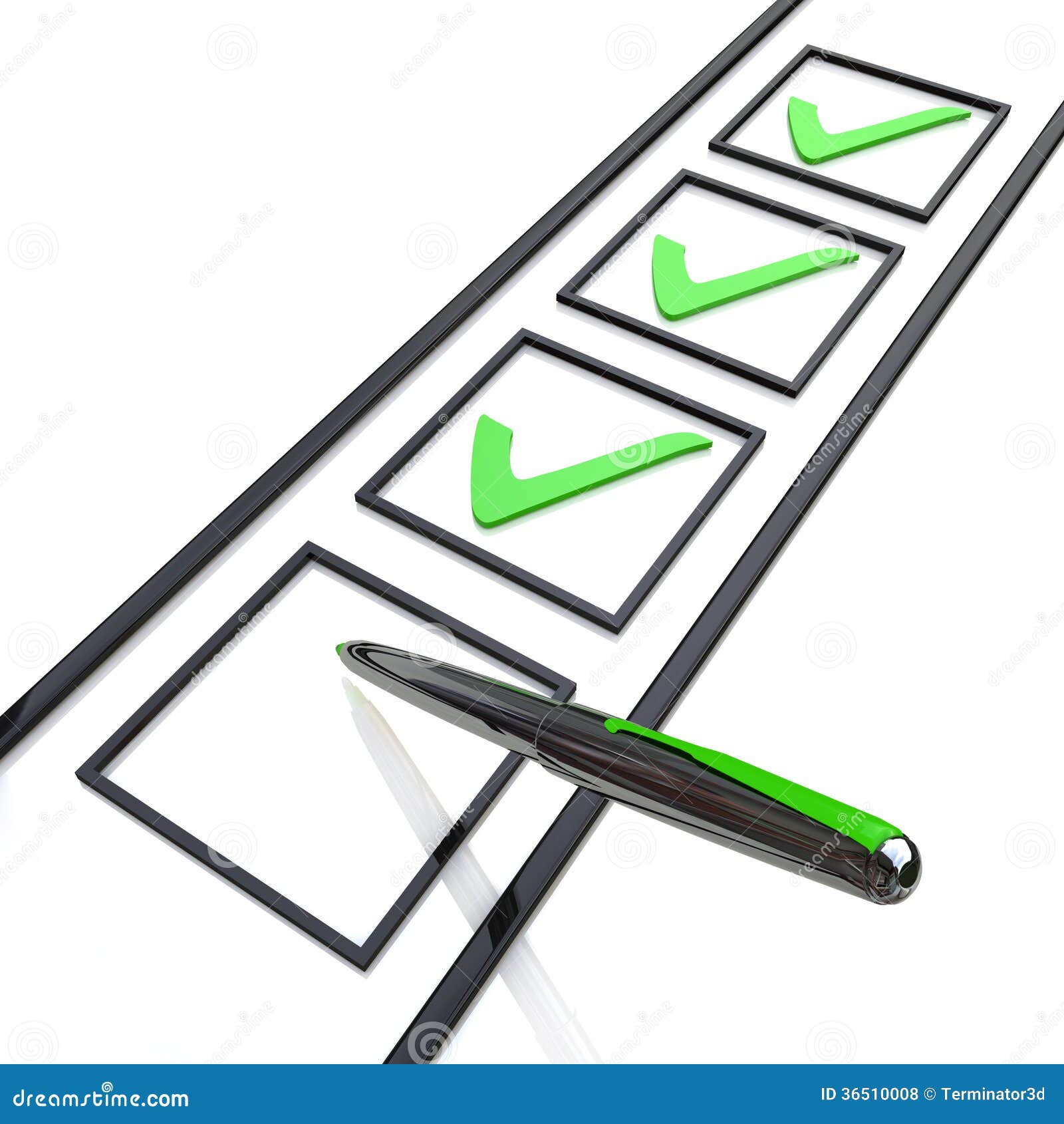Check list stock illustration. Illustration of choice - 36510008
