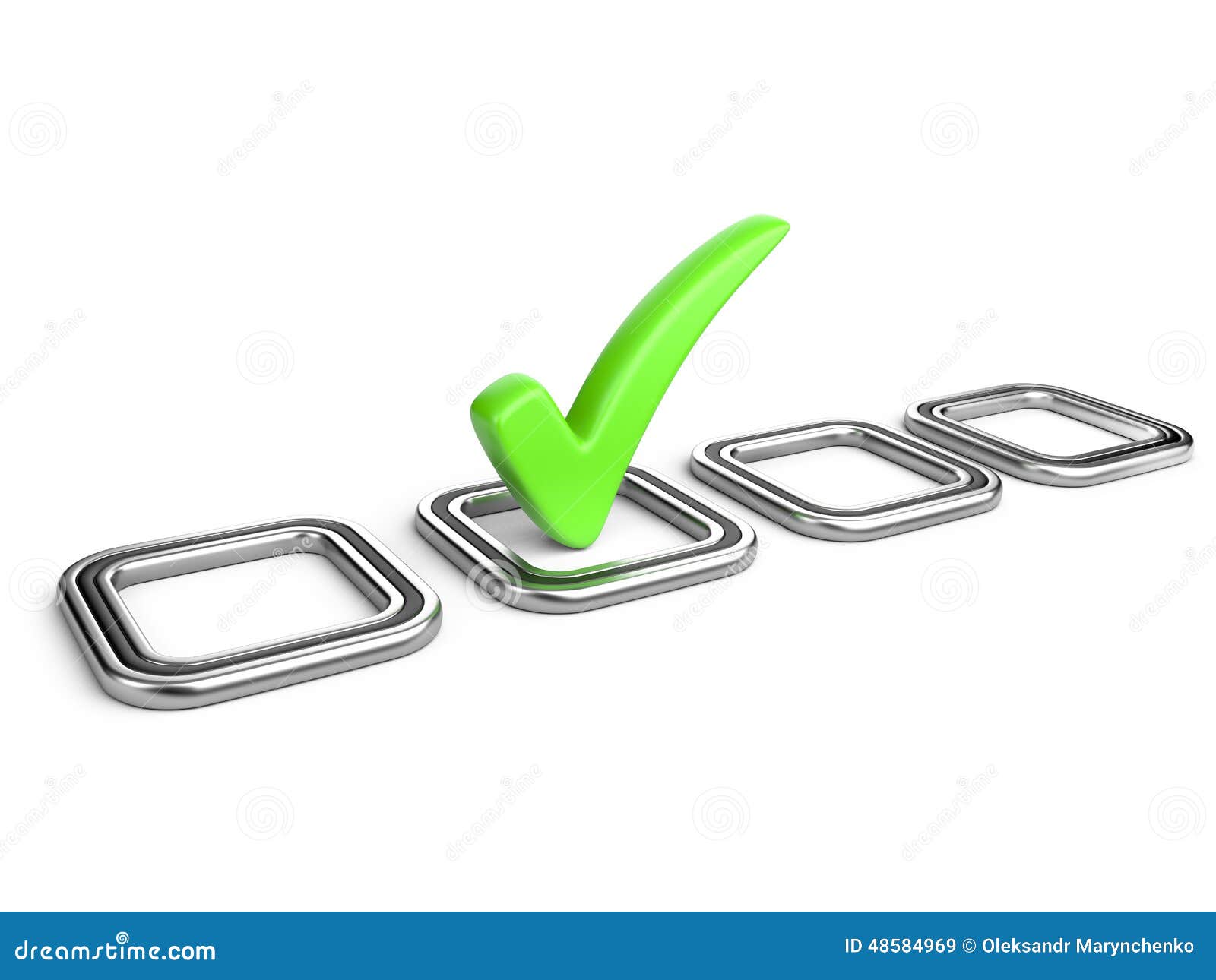 Check List with Green Check Mark Stock Illustration - Illustration of ...
