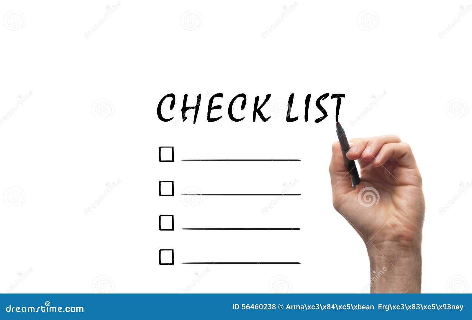 Check List stock photo. Image of grading, mark, check - 56460238