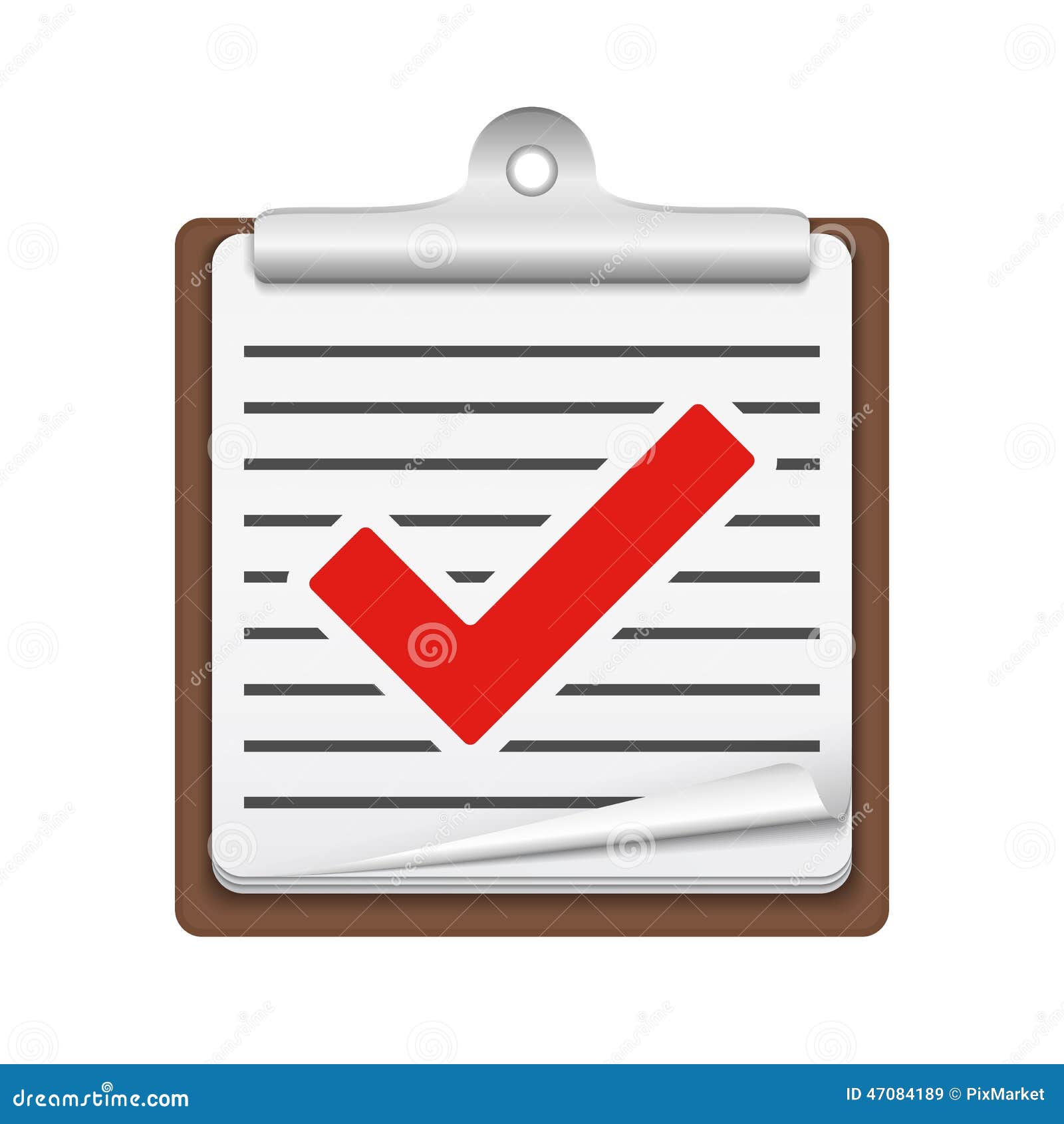 Check List Icon stock vector. Illustration of choice - 47084189