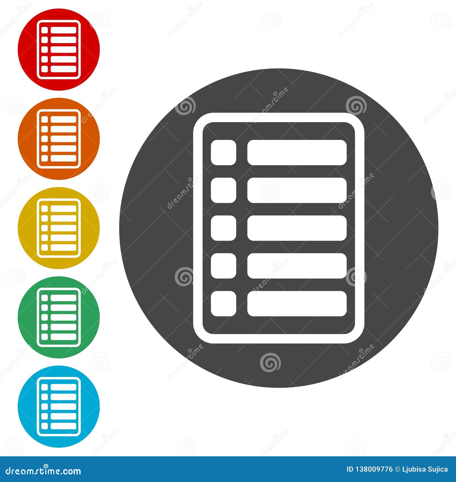 Check List Icon, List Sign Icon Stock Vector - Illustration of icon ...