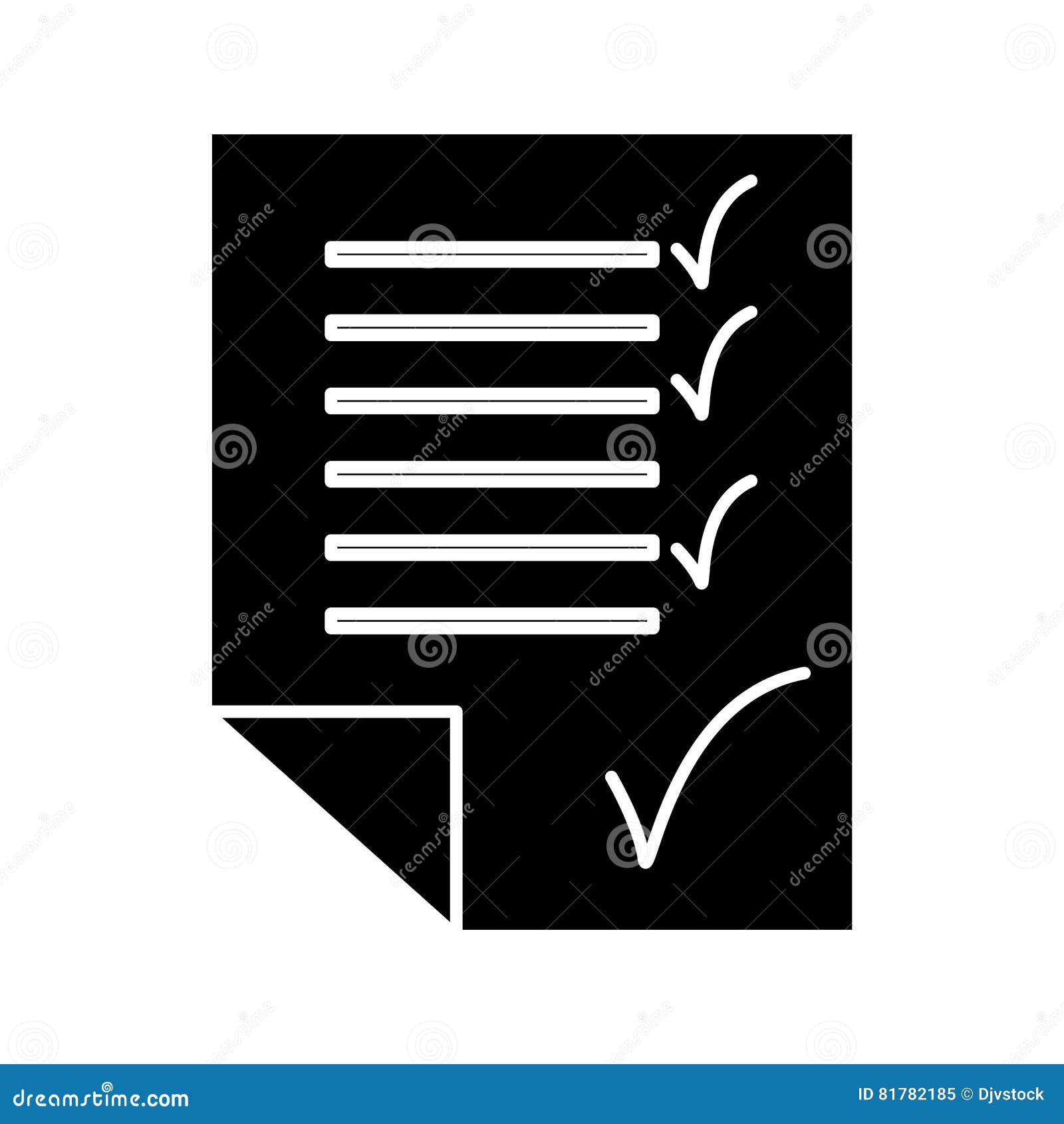 Check list icon stock vector. Illustration of choice - 81782185