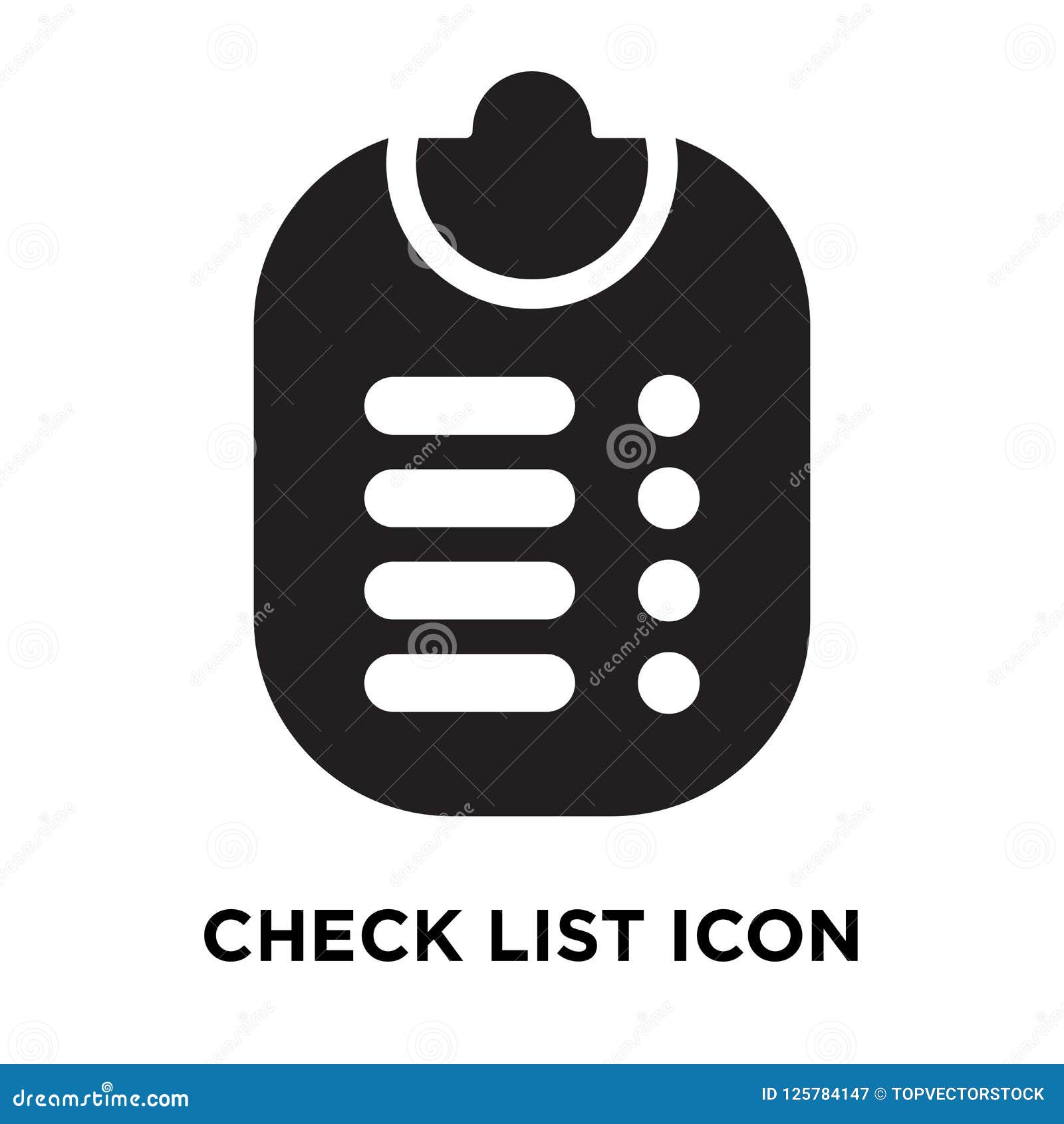 Check List Icon Vector Isolated on White Background, Logo Concept of ...