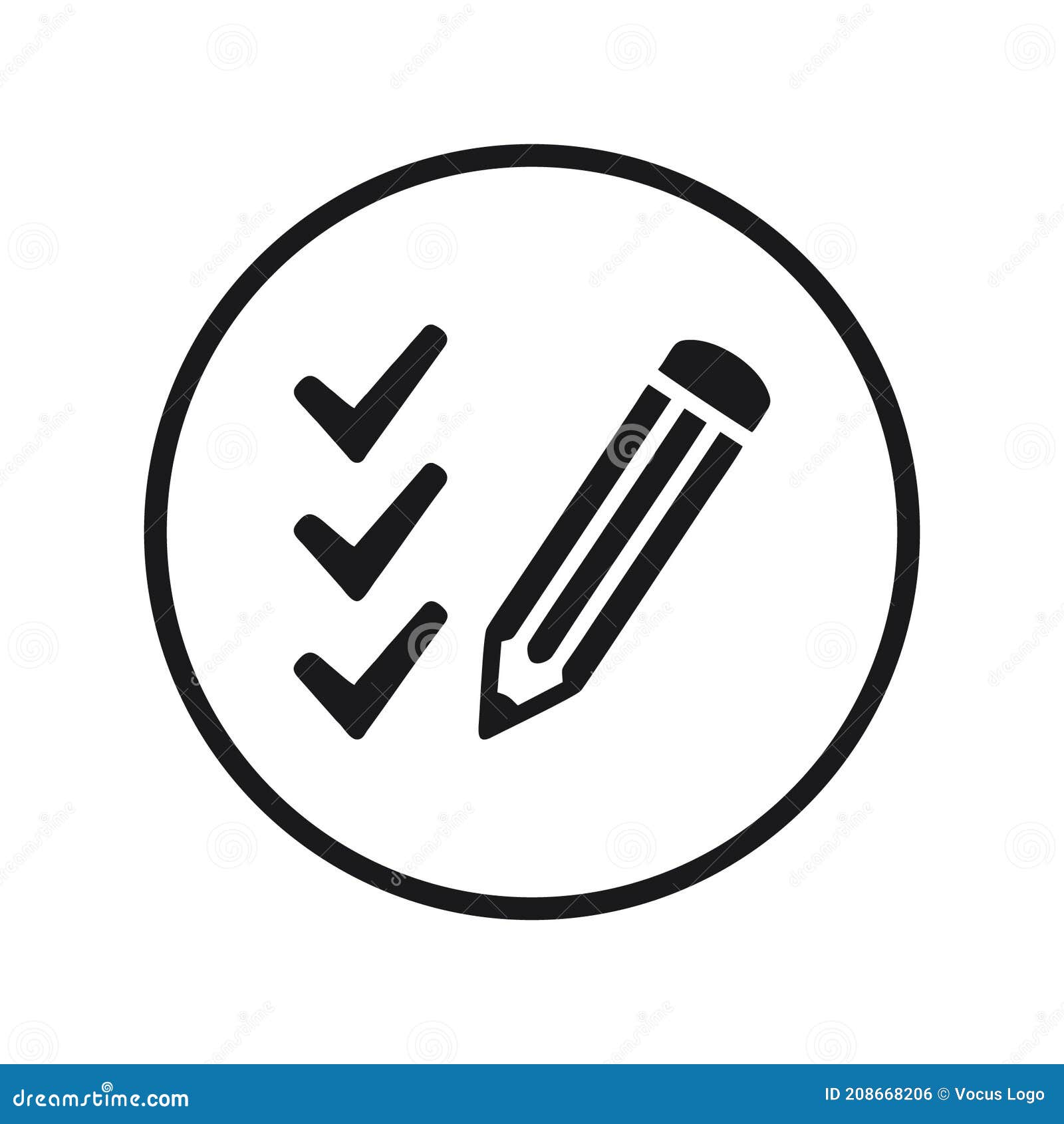 Check List, Check Mark, Check Item, Check Mark Icon Vector Logo ...