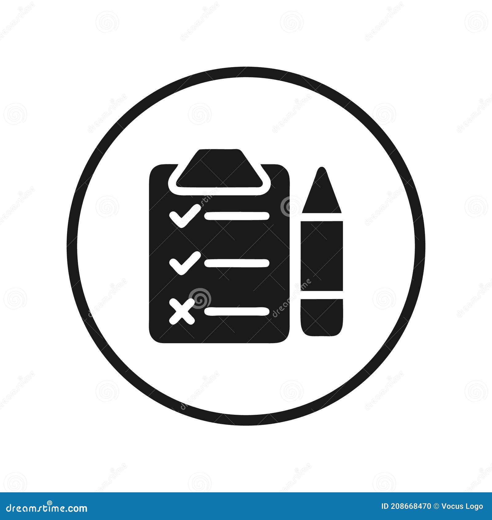 Check List, Check Mark, Check Item, Check Mark Icon Vector Logo ...