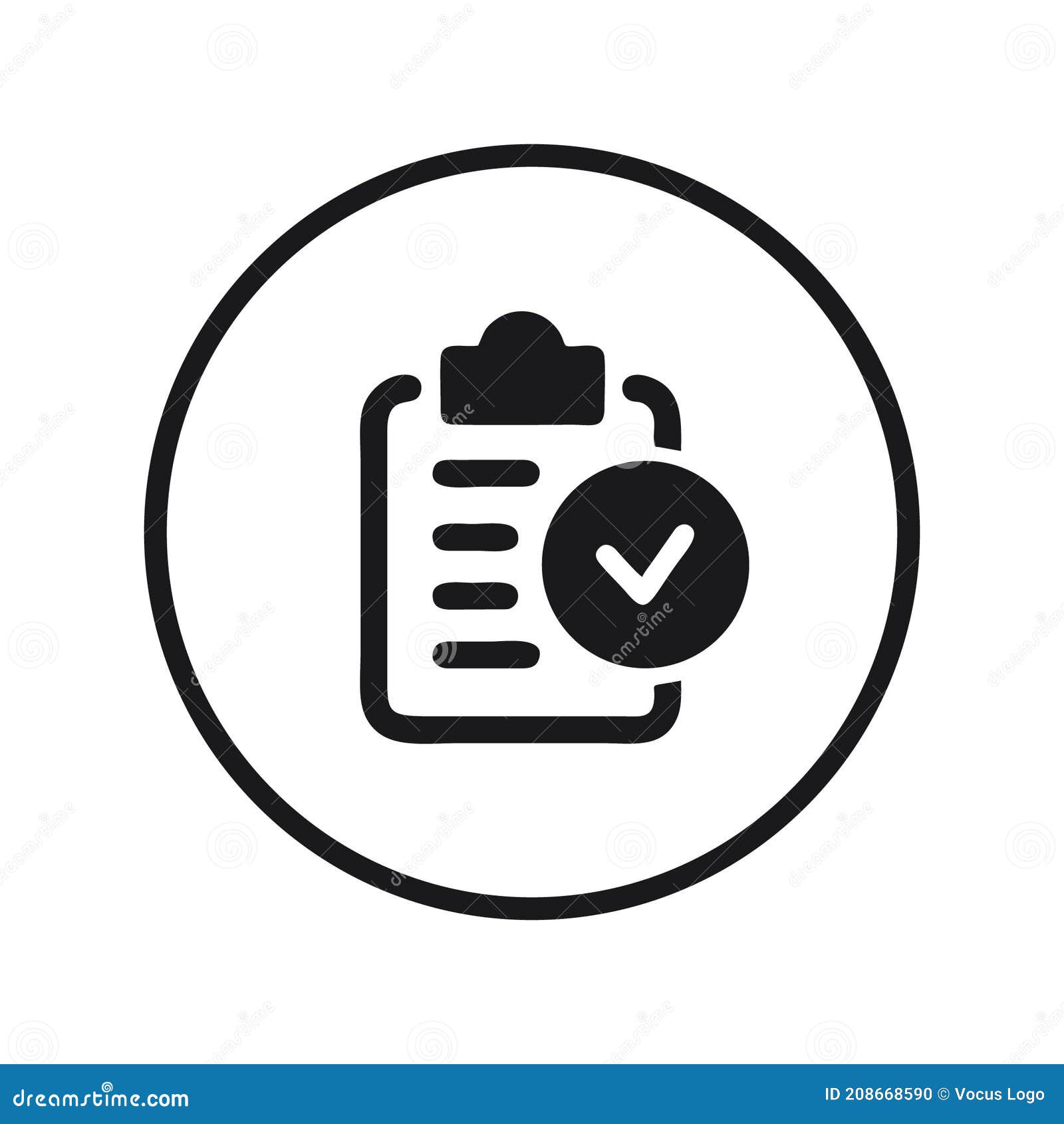 Check List, Check Mark, Check Item, Check Mark Icon Vector Logo ...
