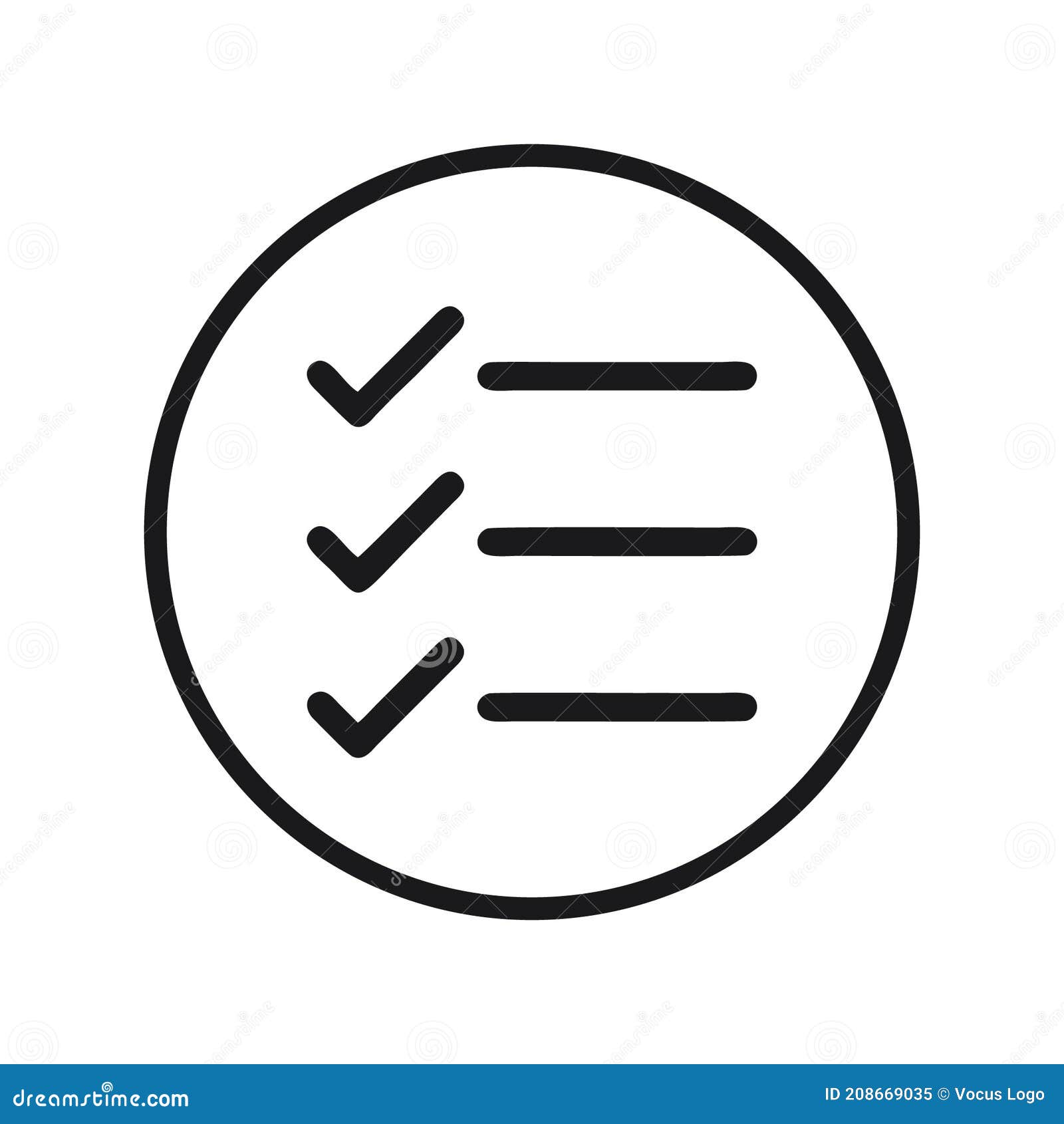 Check List, Check Mark, Check Item, Check Mark Icon Vector Logo ...
