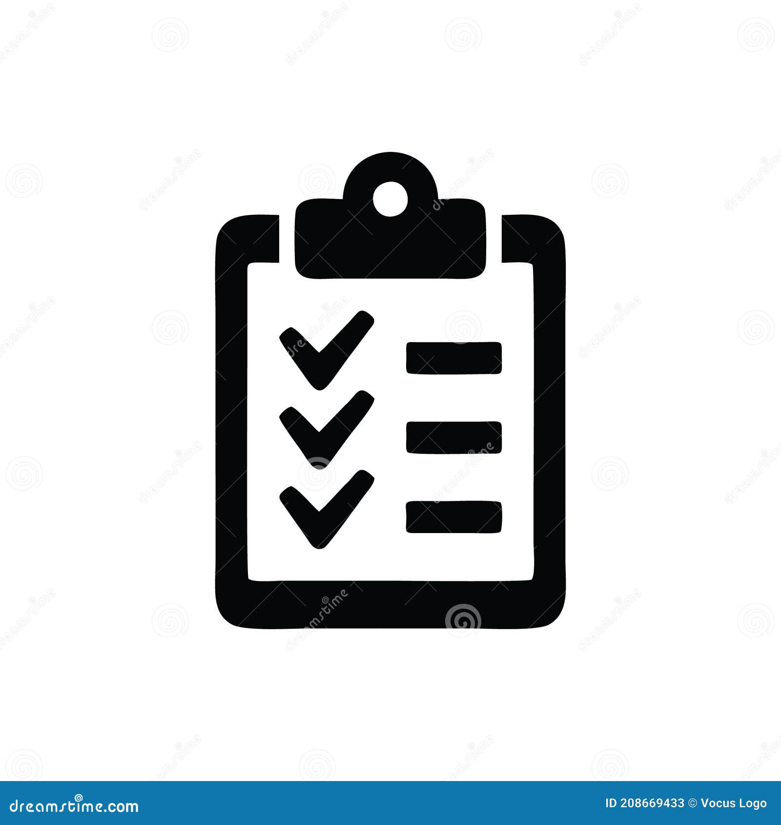 Check List, Check Mark, Check Item, Check Mark Icon Vector Logo ...