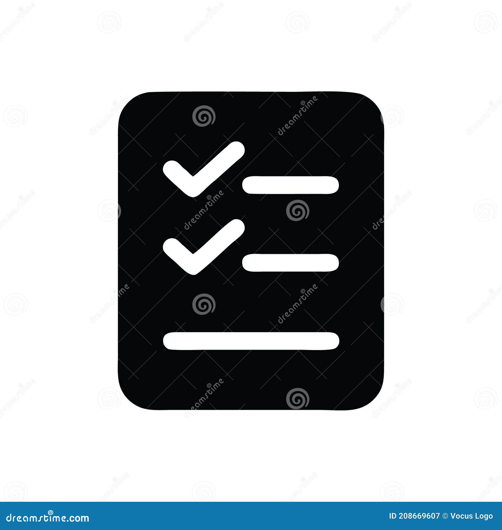 Check List, Check Mark, Check Item, Check Mark Icon Vector Logo ...
