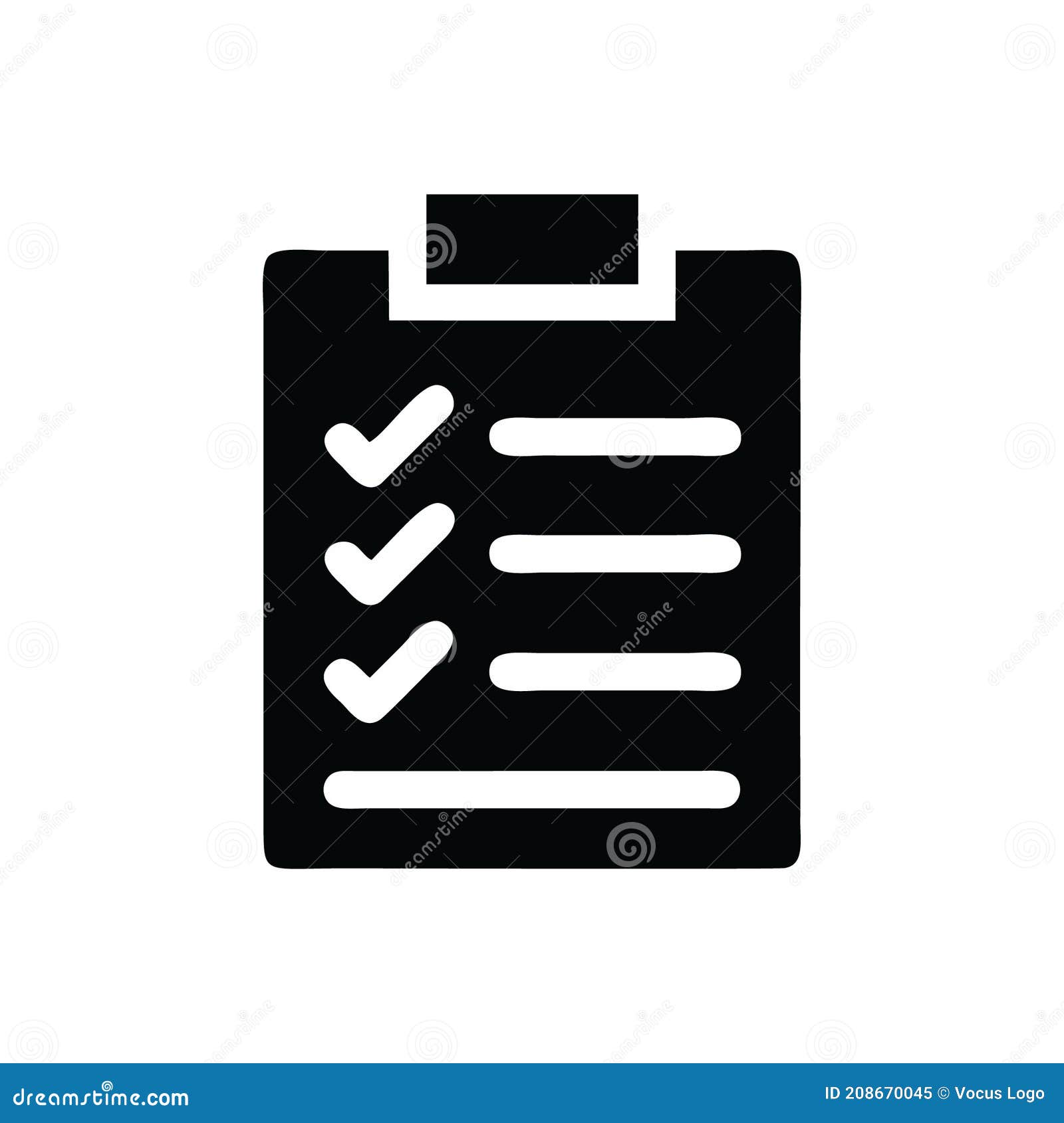 Check List, Check Mark, Check Item, Check Mark Icon Vector Logo ...