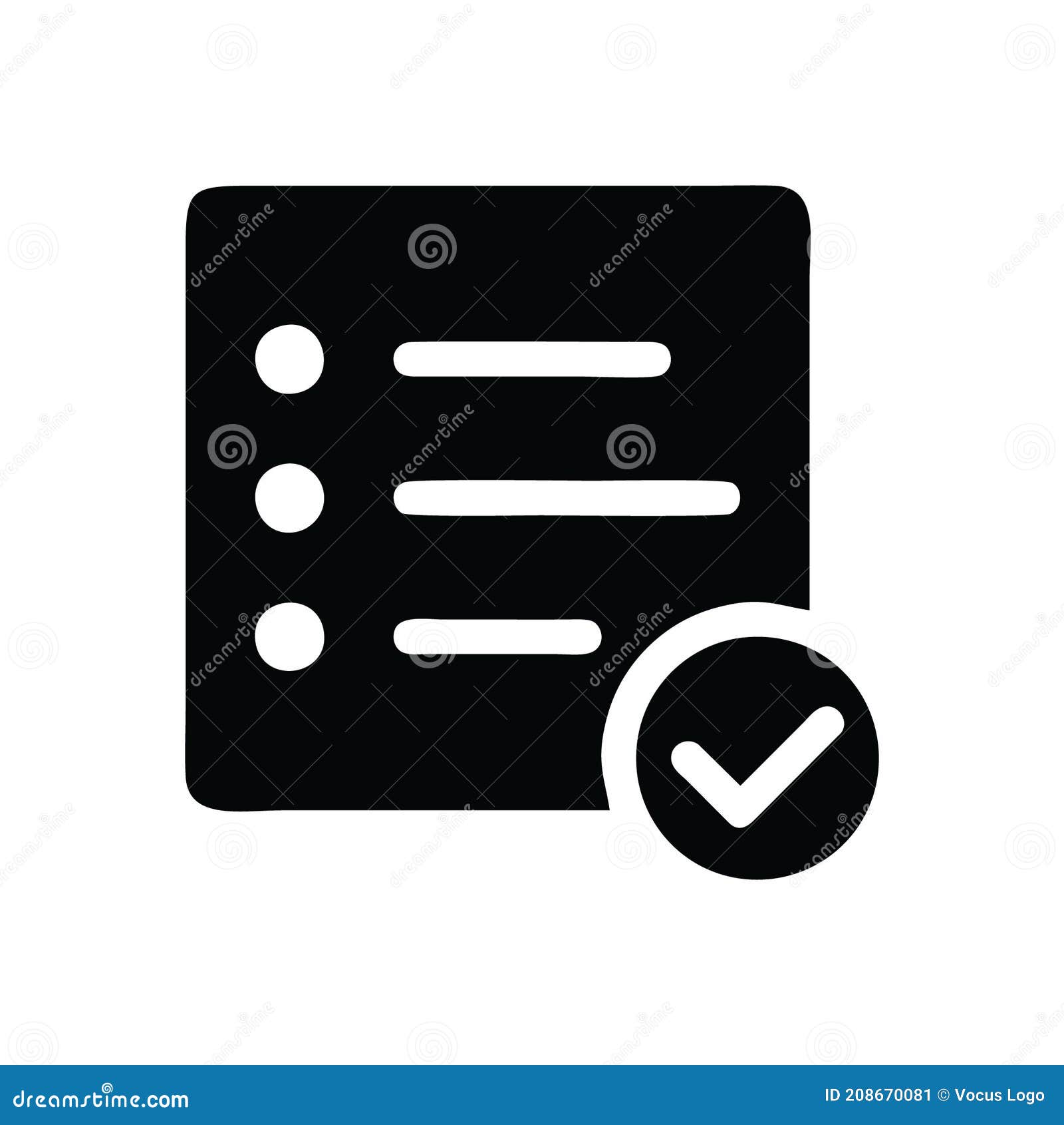 Check List, Check Mark, Check Item, Check Mark Icon Vector Logo ...