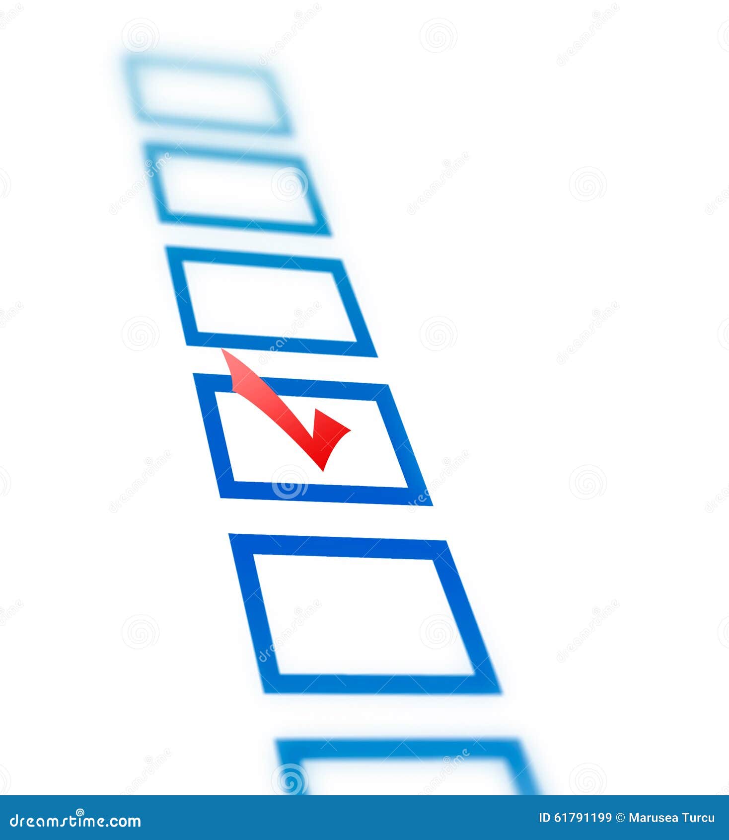 Check List with Red Check Mark Stock Image - Image of choice, agreement ...