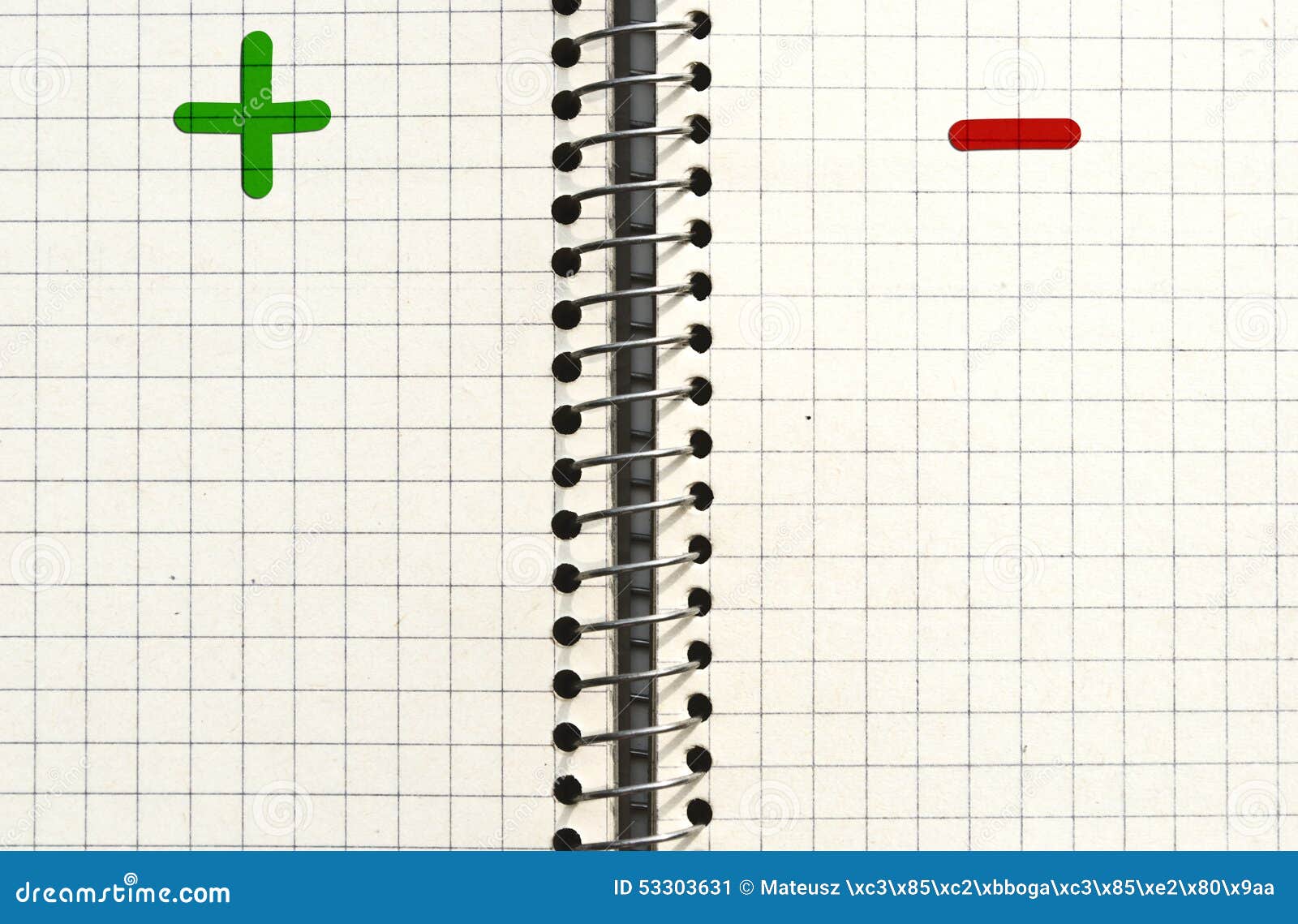 Check List or Reminder Concept. Stock Image - Image of finance, minus ...