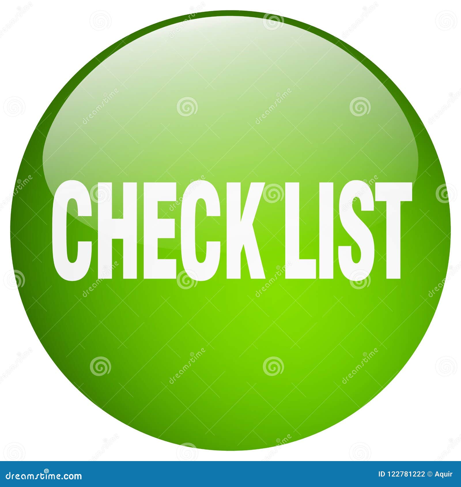 Check list button stock vector. Illustration of label - 122781222