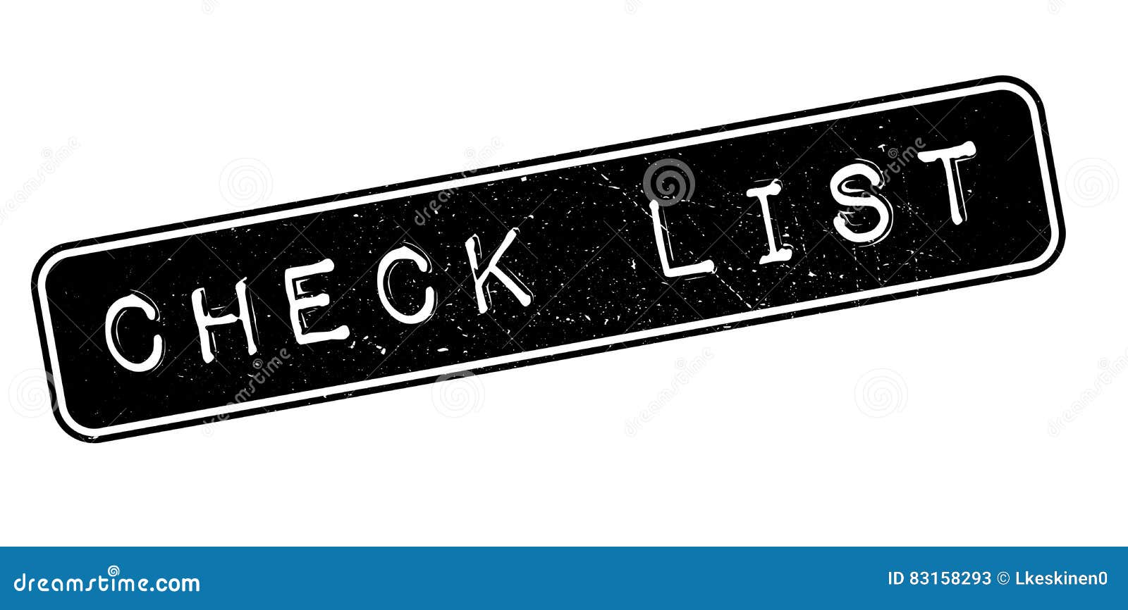 Check List rubber stamp stock illustration. Illustration of directory ...