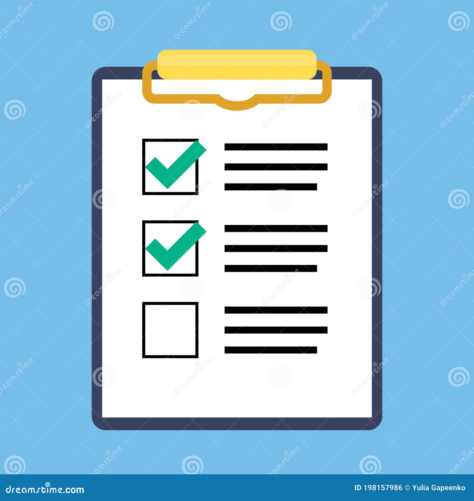 Check List Sign Flat Icon Vector Illustration Stock Illustration ... Check List Sign Flat Icon Vector Illustration Stock Illustration ...