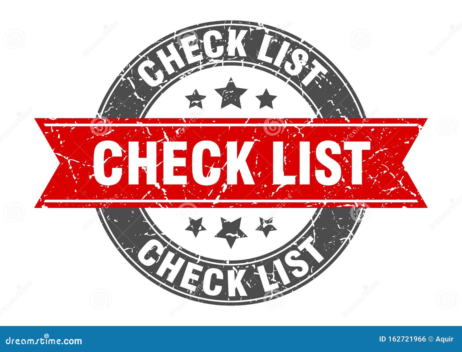 Check list stamp stock vector. Illustration of circle - 162721966