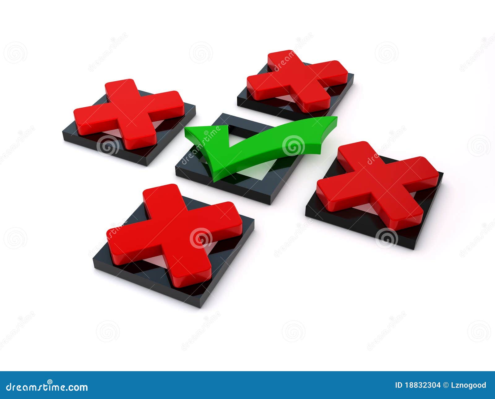 Check list symbol stock illustration. Illustration of choice - 18832304