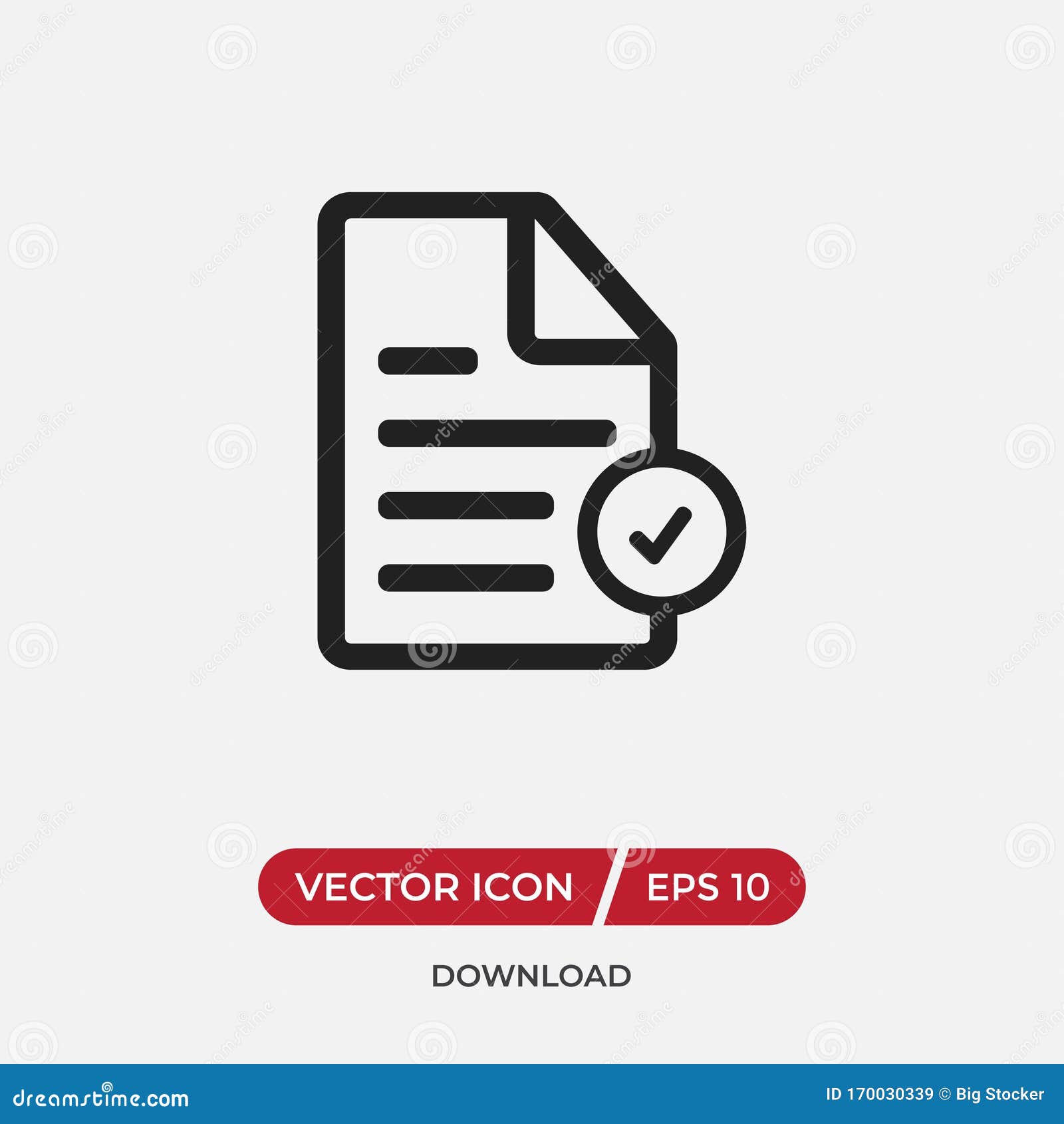 Check List Vector Icon. Checked Symbol Stock Vector - Illustration of ...