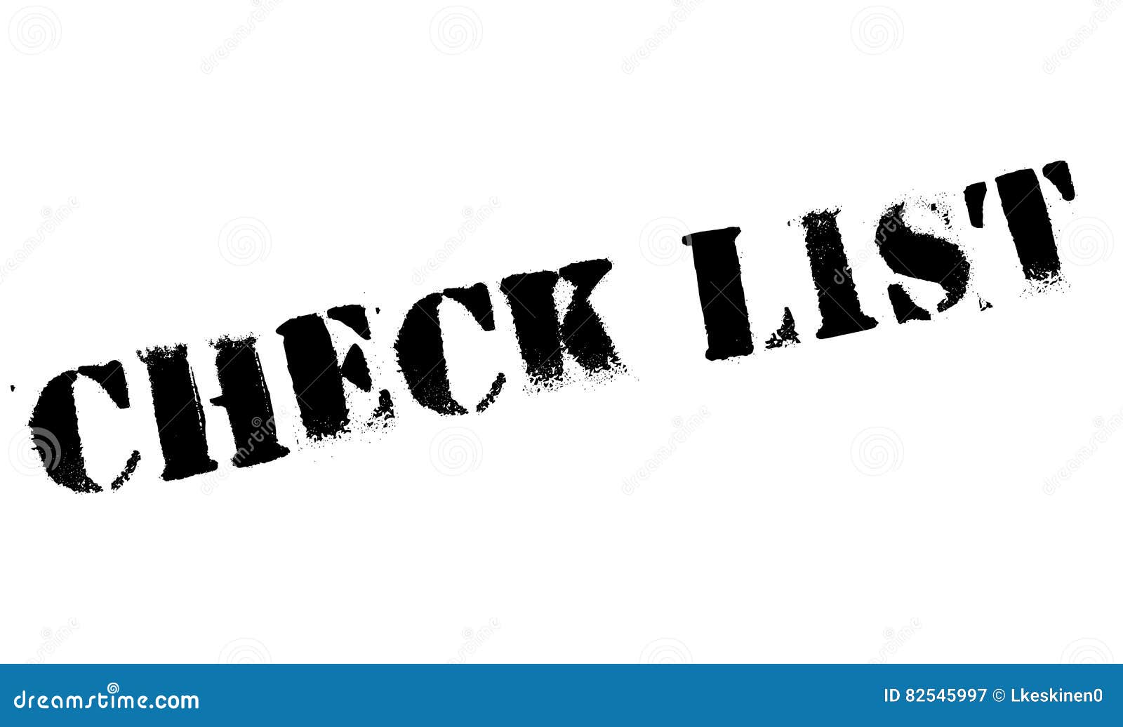 Check-Listen-Stempel vektor abbildung. Illustration von abrufen - 82545997