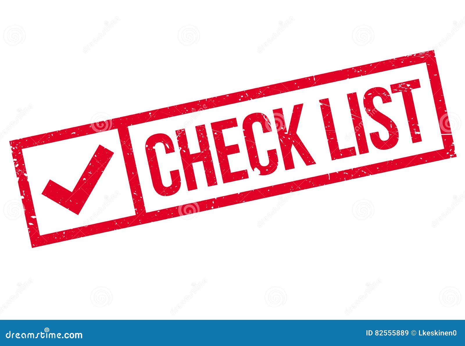 Check-Listen-Stempel vektor abbildung. Illustration von bewerten - 82555889