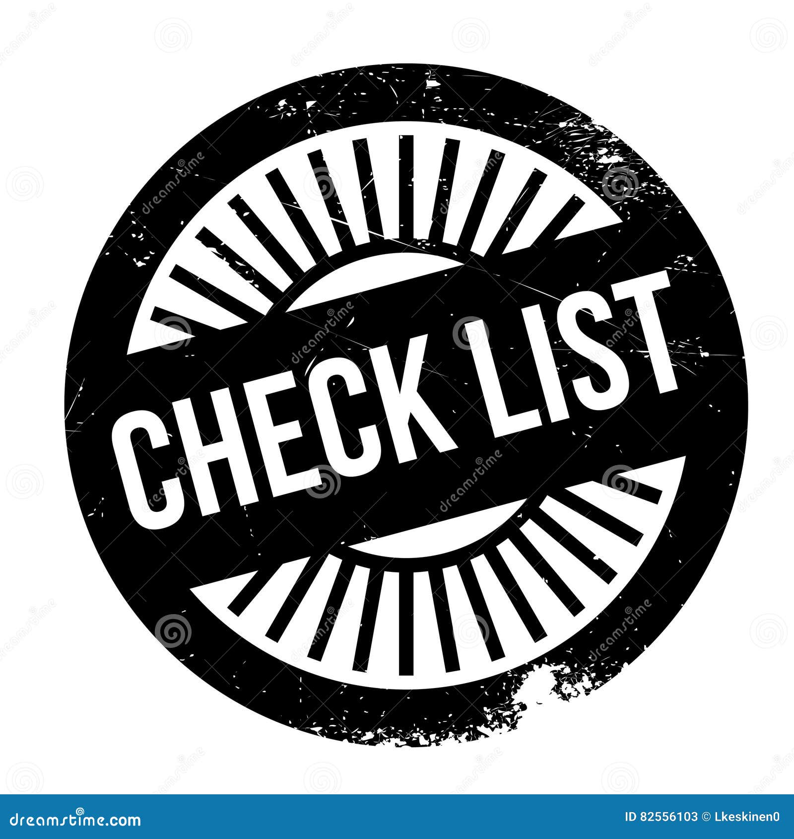 Check-Listen-Stempel vektor abbildung. Illustration von liste - 82556103