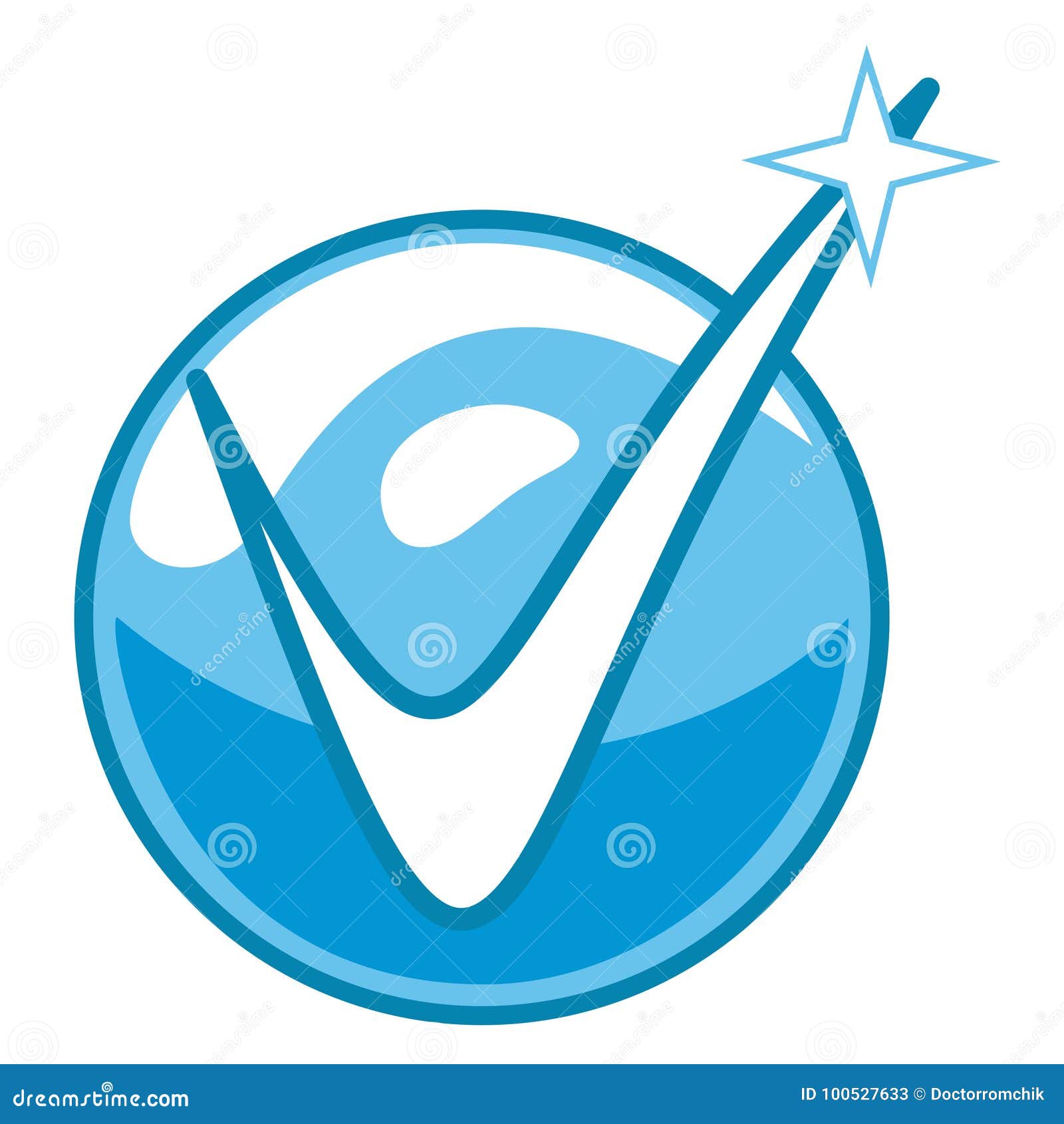 Check Logo on White Background Stock Vector - Illustration of check ...