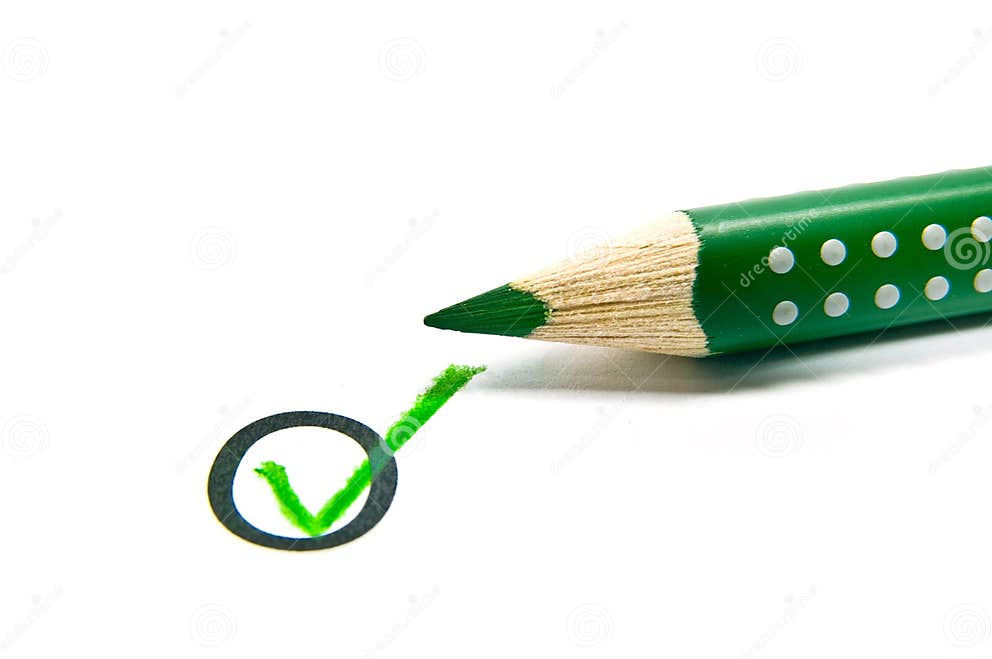 Check mark stock photo. Image of right, decision, white - 5738870