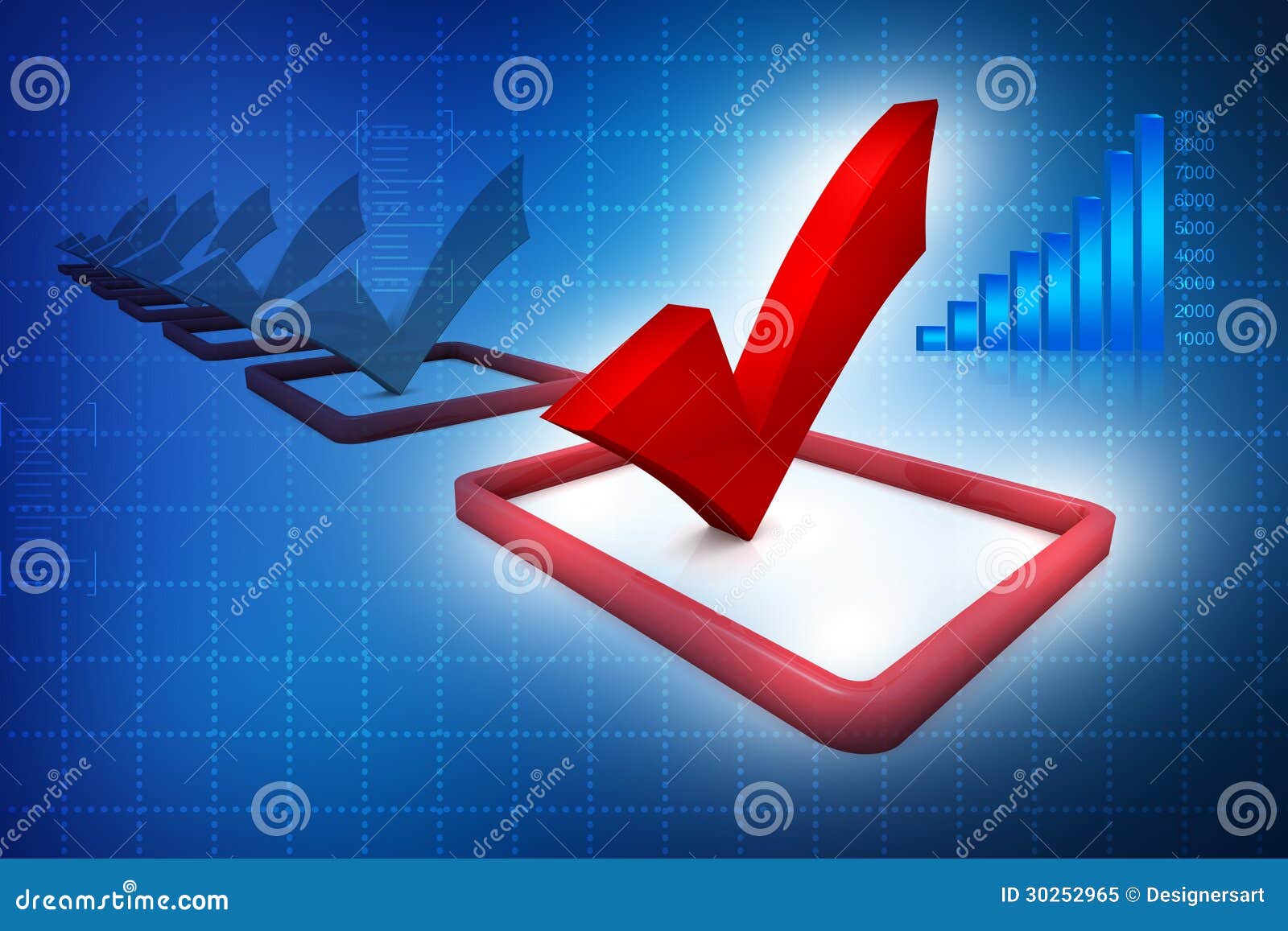 Check Mark stock illustration. Illustration of digitally - 30252965
