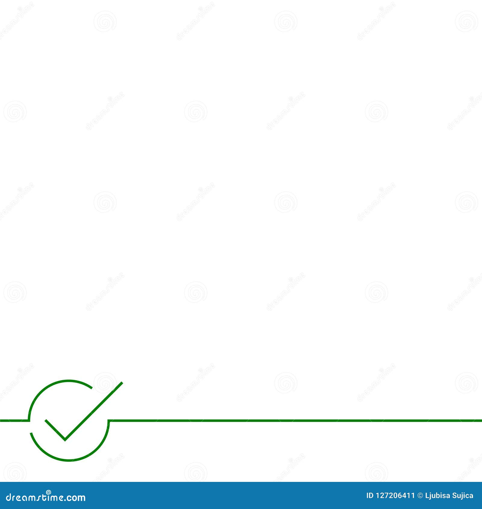 Check mark background stock vector. Illustration of disapproved - 127206411