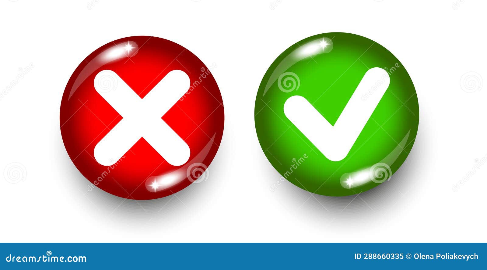 Check Mark Buttons. Vector Illustration. EPS 10 Stock Vector ...