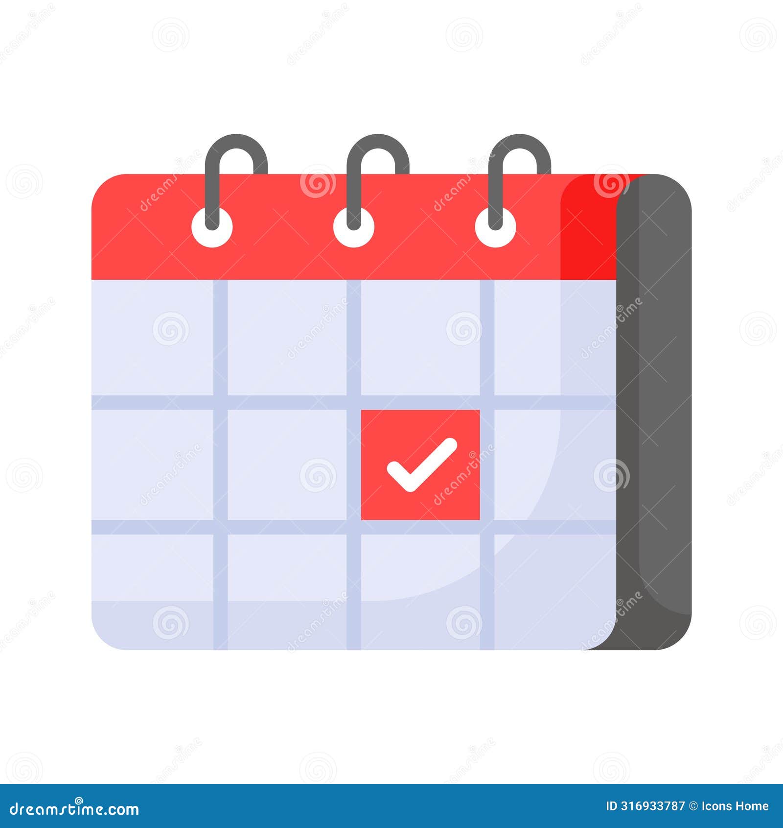 Check Mark on Calendar Showing Concept Icon of Voting Day, Election Day ...
