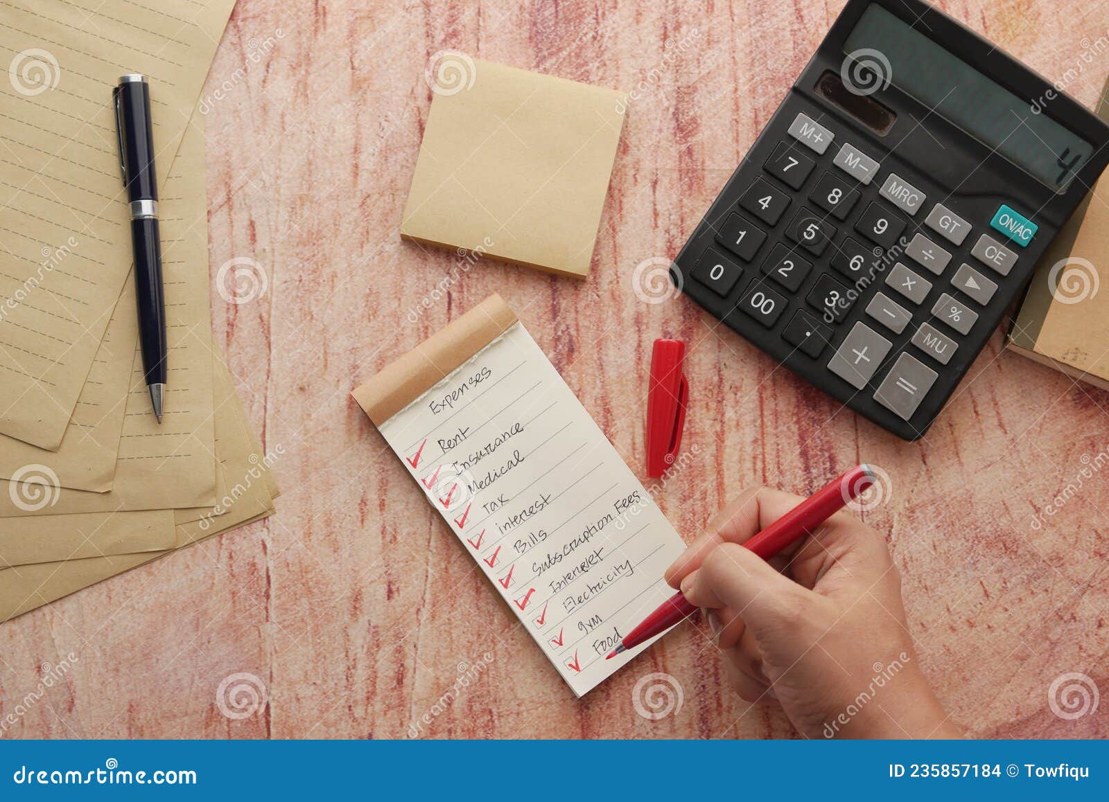 Check Mark on a Check Box on a Paper Stock Photo - Image of test ...