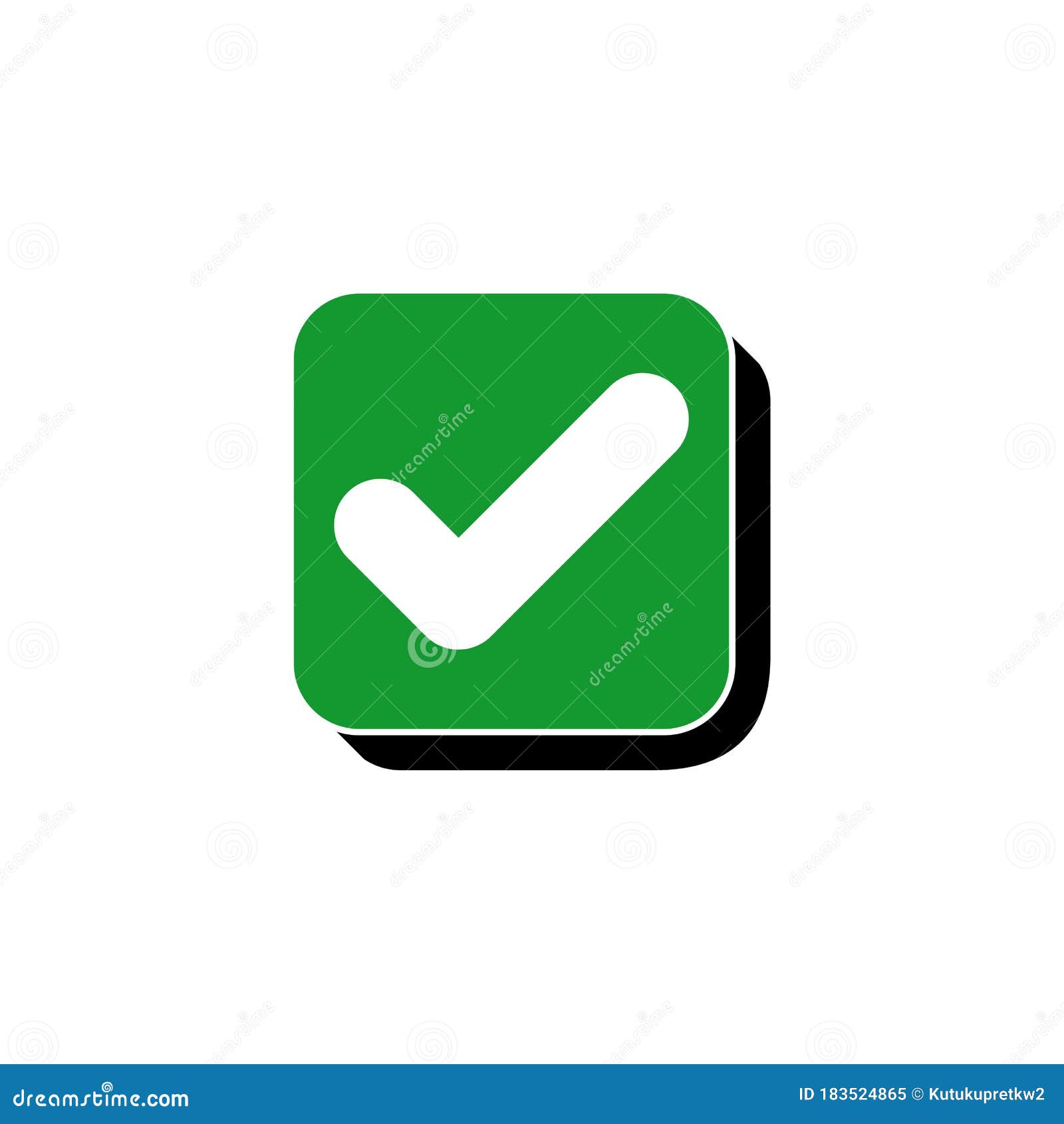 Check Mark, Checklist, Tick Vector Template Illustration Design. Vector ...