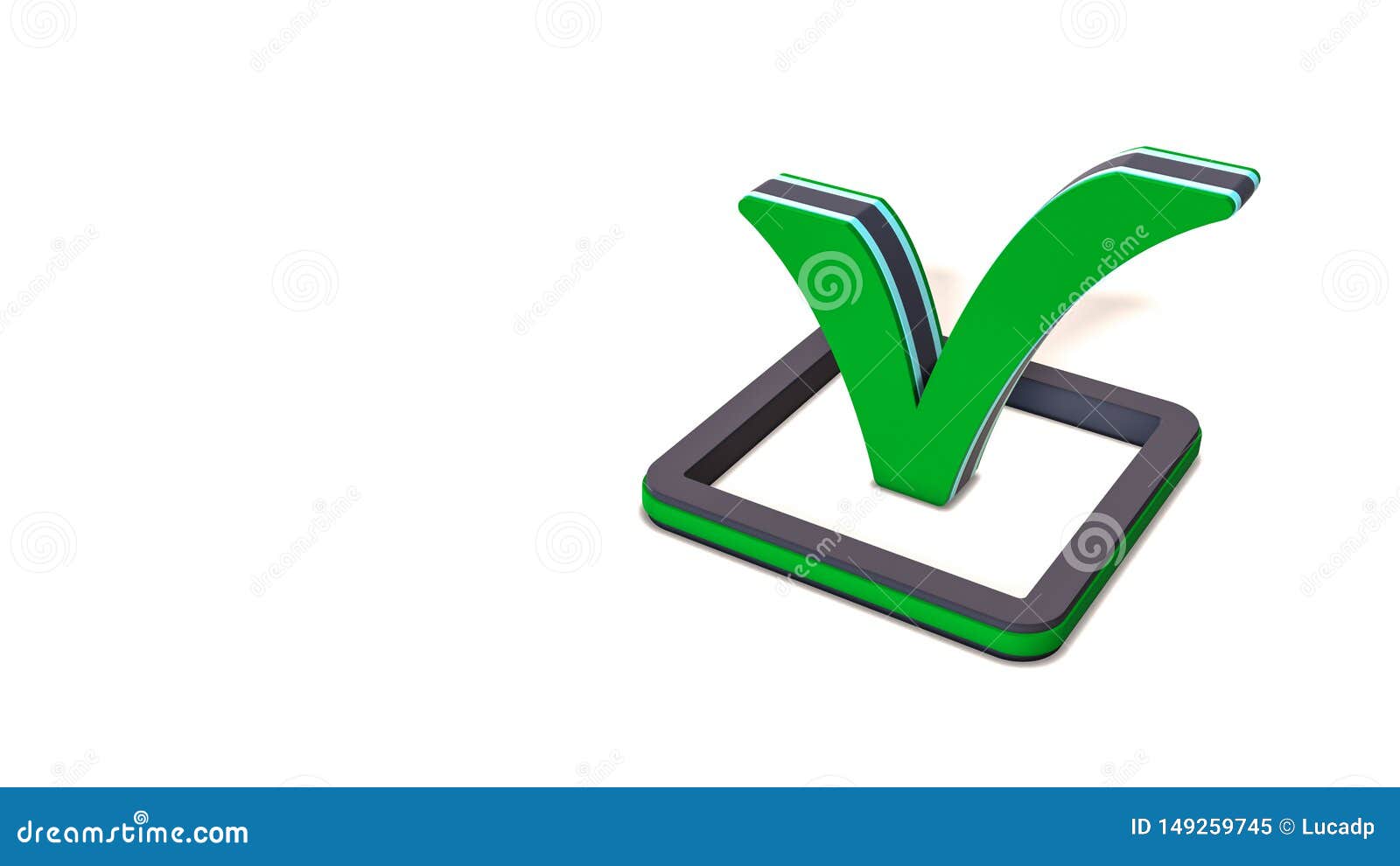 Check mark concept stock illustration. Illustration of marked - 149259745