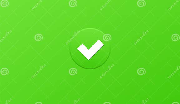 Check Mark Consent on Green Surface Stock Vector - Illustration of ... Check Mark Consent on Green Surface Stock Vector - Illustration of ...