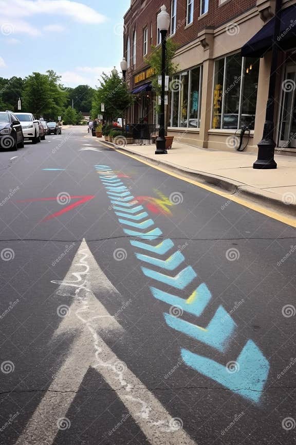 Check Mark Created with Chalk on Pavement Stock Photo - Image of ...