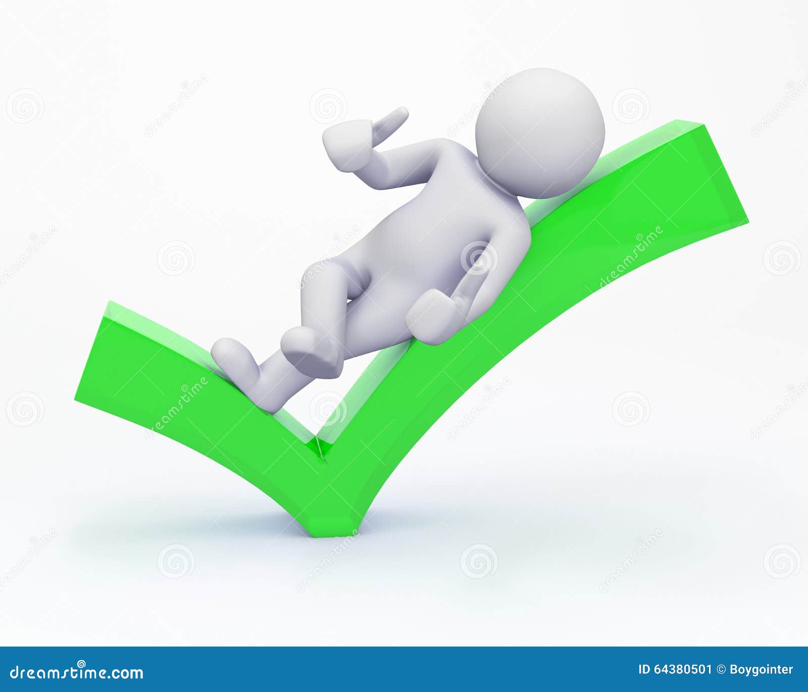 Check mark stock illustration. Illustration of human - 64380501