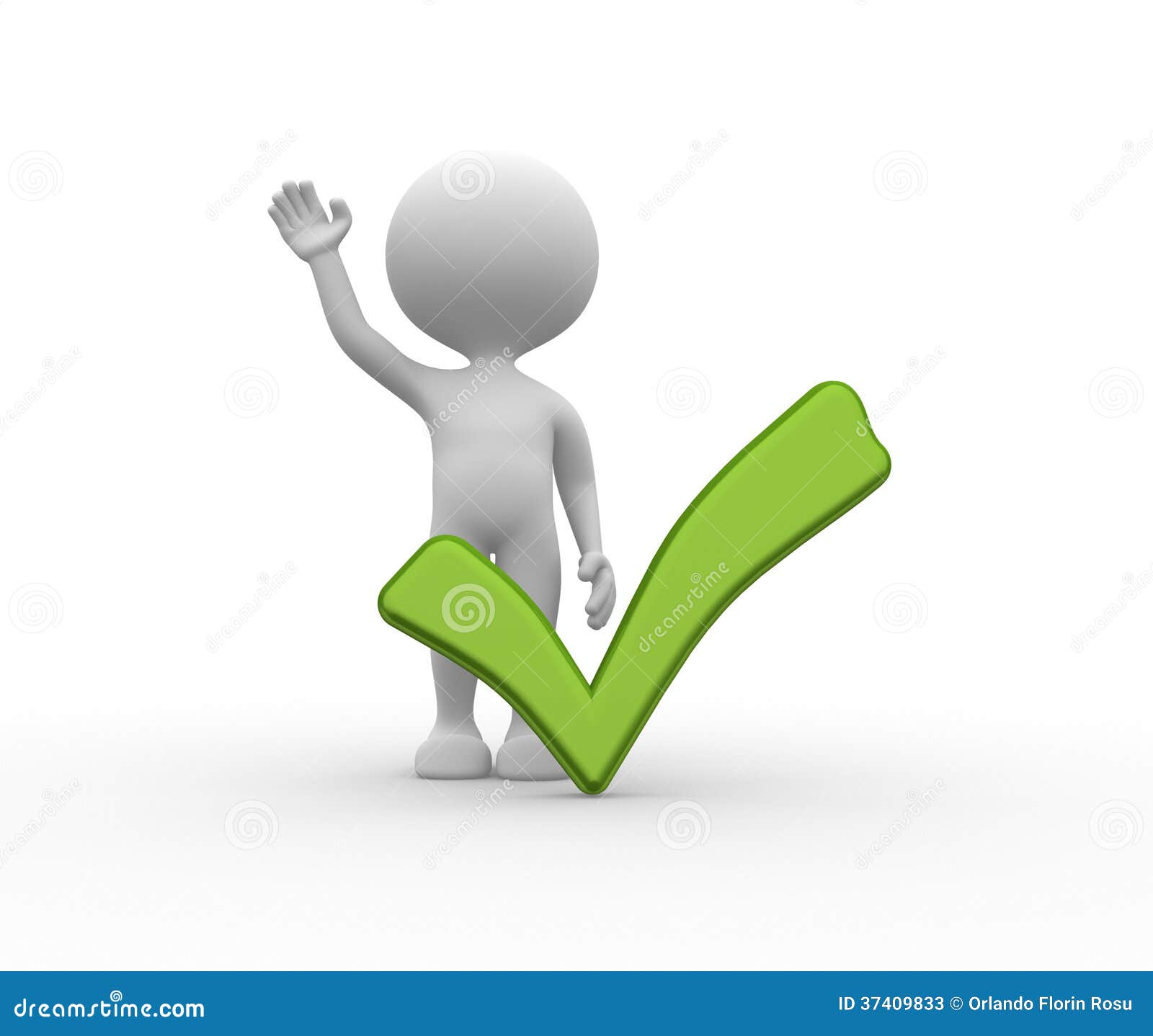 Check mark stock illustration. Illustration of human - 37409833