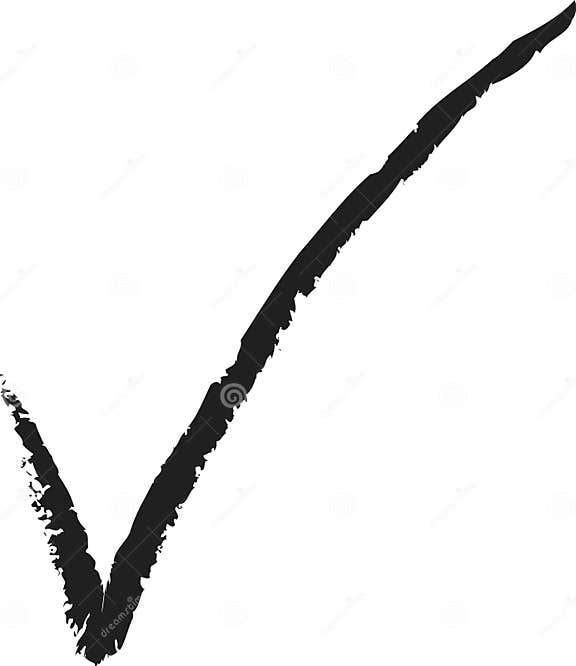 Check Mark Doodle stock illustration. Illustration of vector - 351913700